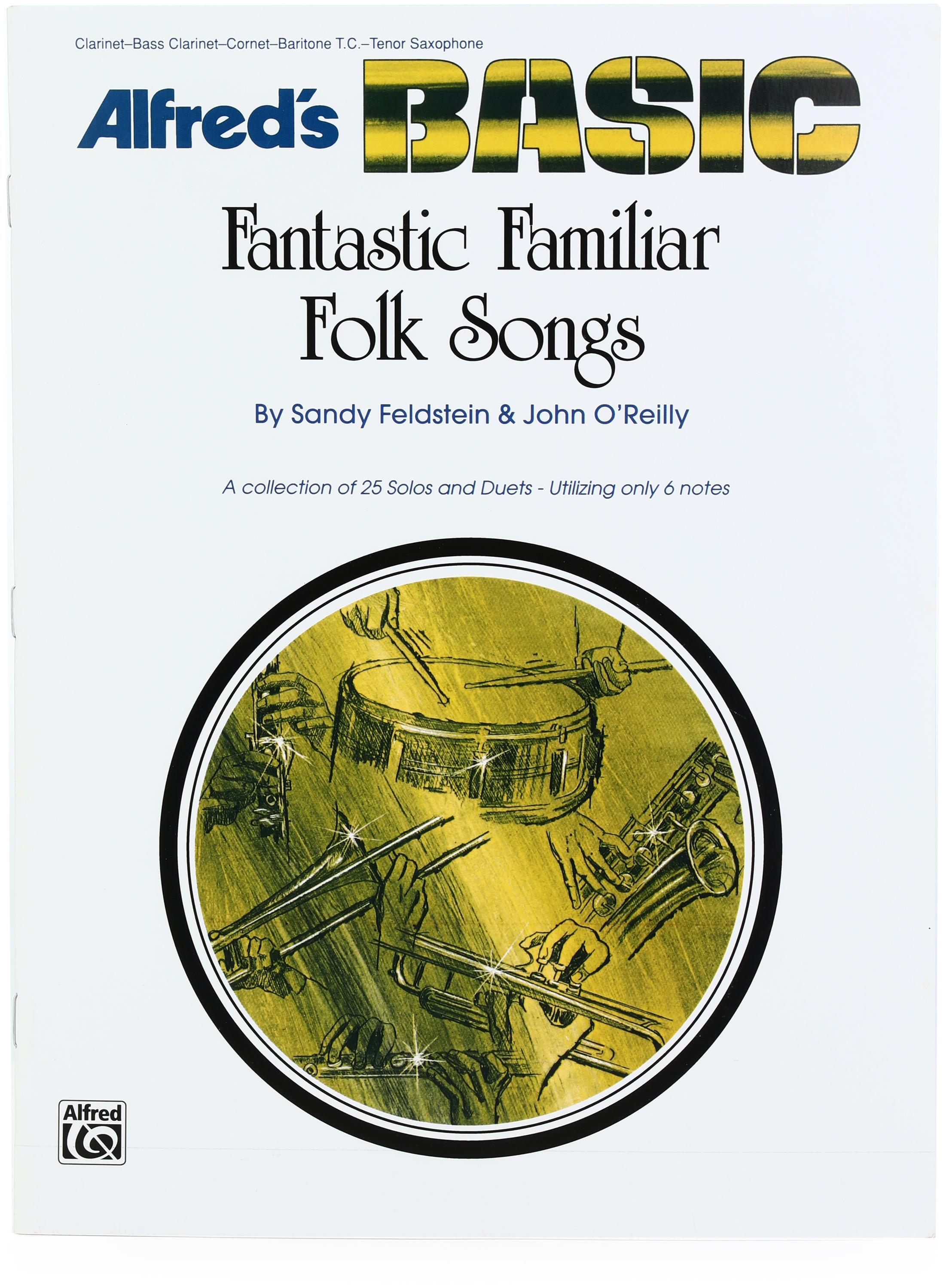 Alfred Fantastic Familiar Folk Songs: B-flat Instruments | Sweetwater