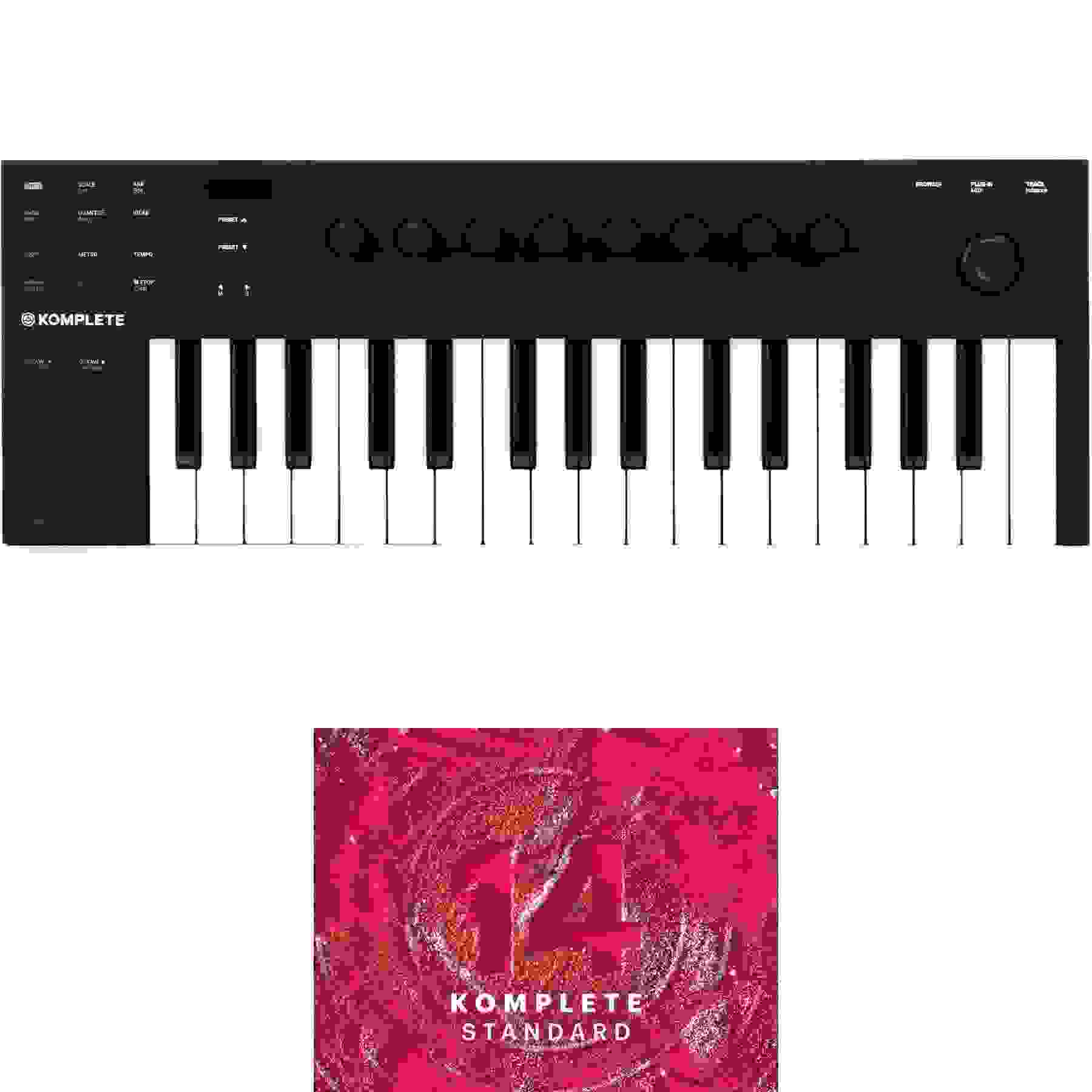 Native Instruments Komplete Kontrol M32 Micro Keyboard Controller with Komplete Standard ...