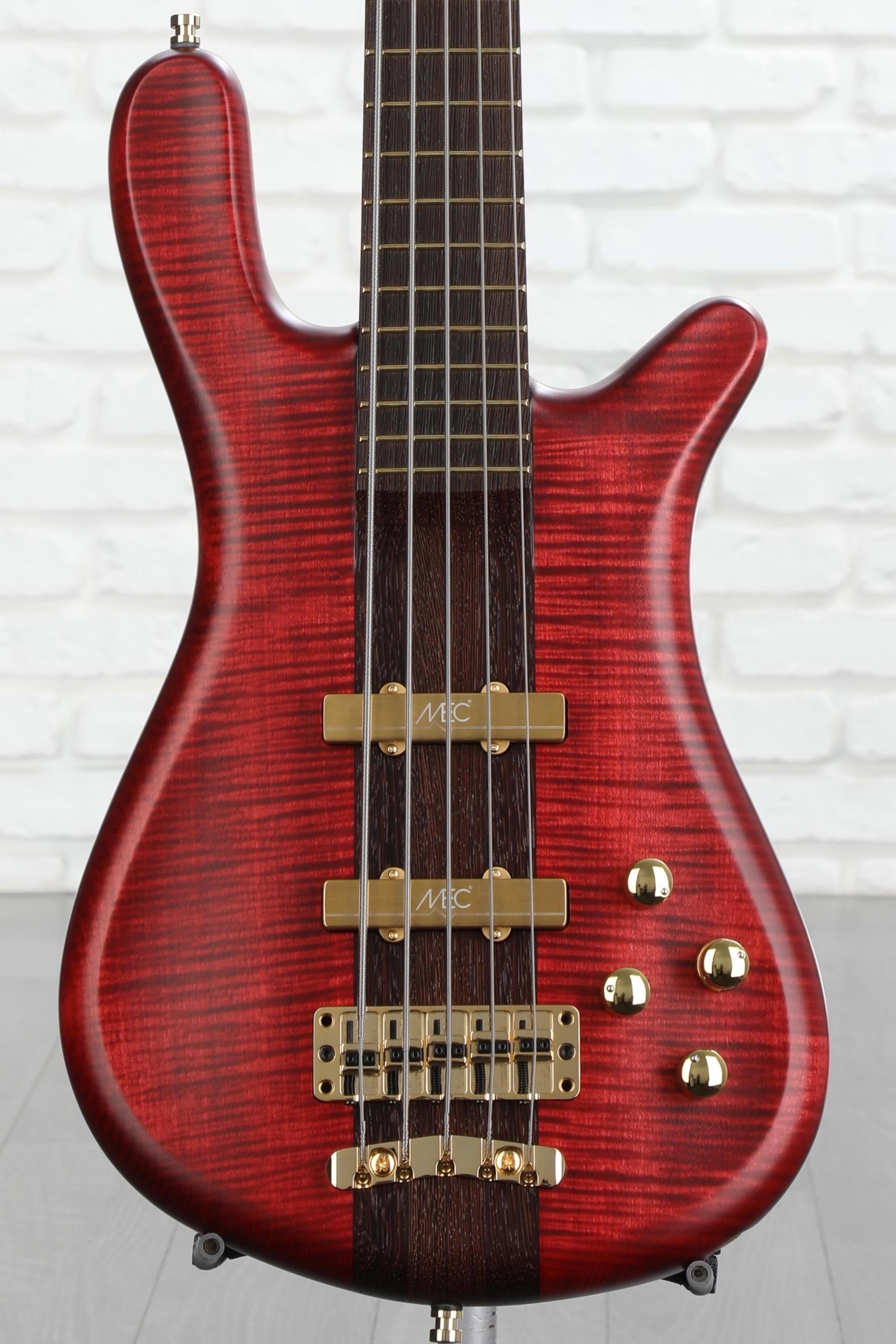 Warwick Masterbuilt Streamer Stage I 5-string Bass Guitar - Burgundy ...
