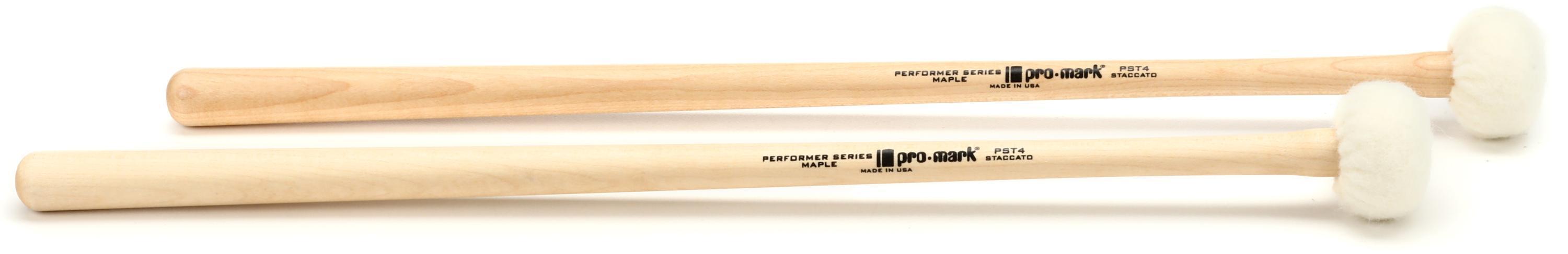 Promark Performer Series PST4 Hard-staccato Maple Timpani Mallets ...