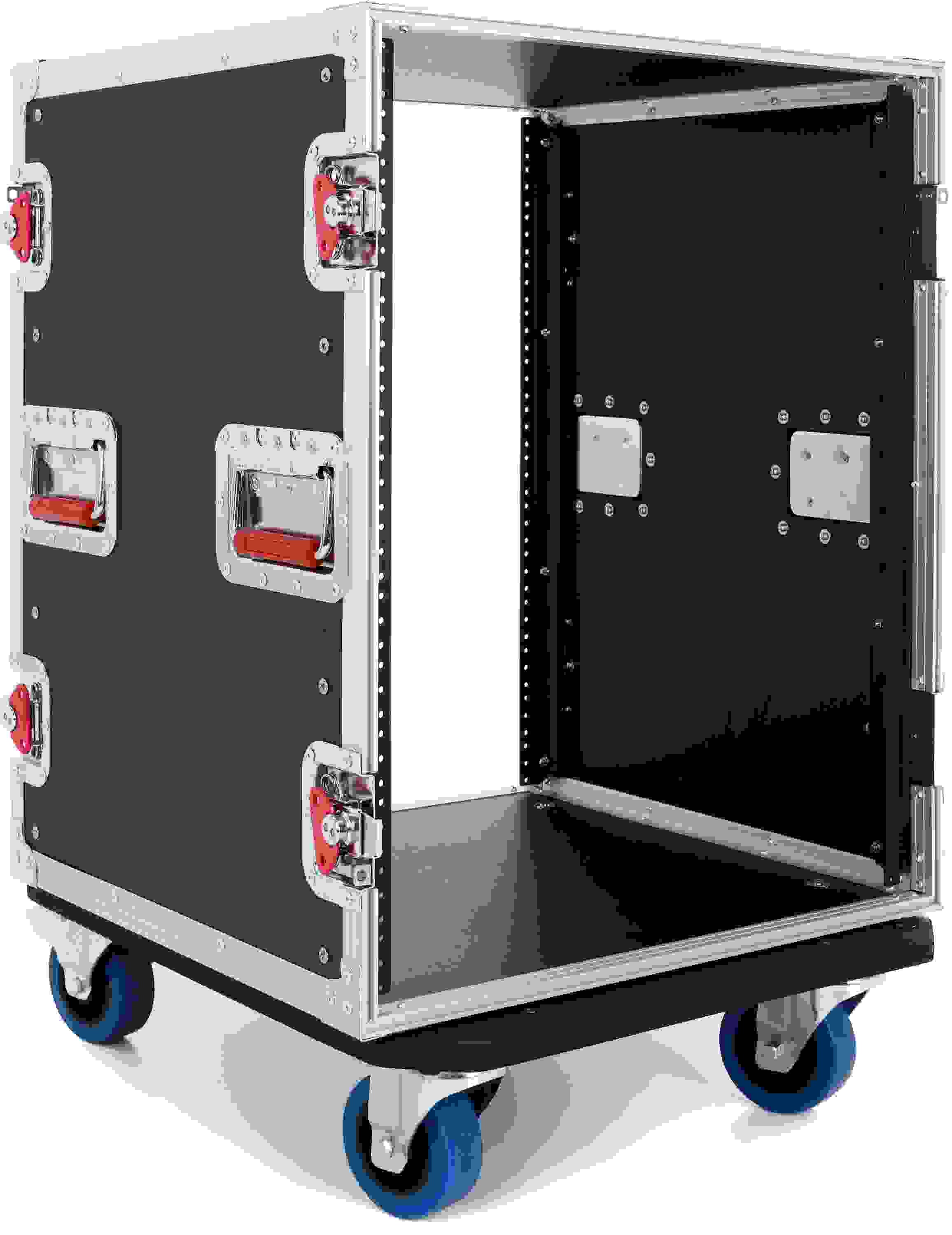 Gator G-TOUR 14U CAST ATA Wood Rack Case with Casters | Sweetwater