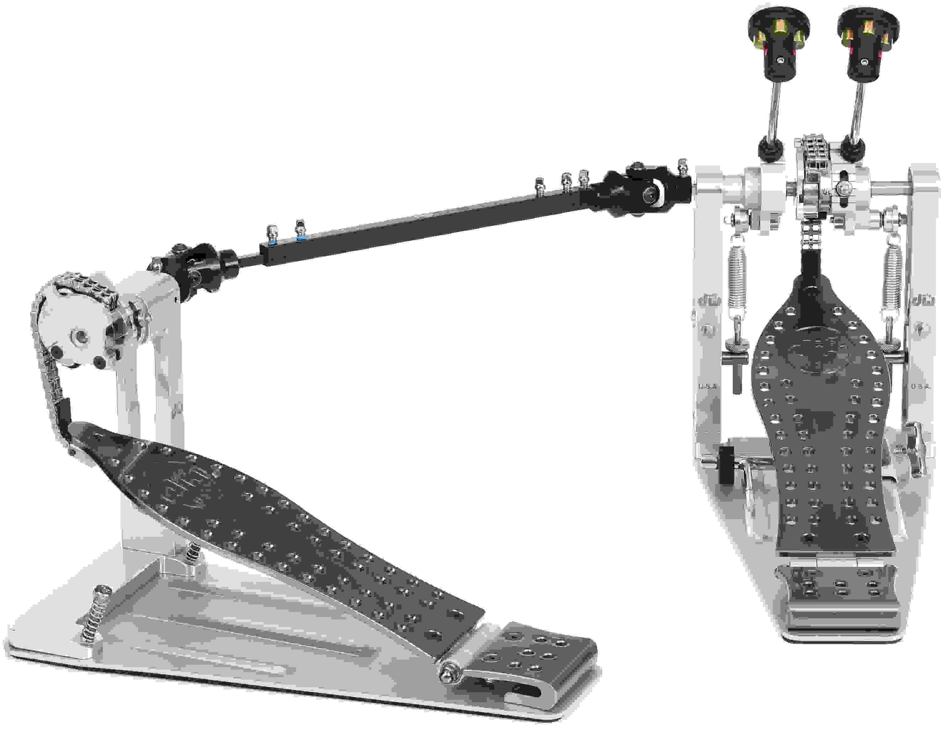 DW DWCPMCD2 MCD Machined Chain Drive Double Bass Drum Pedal - Polished | Sweetwater