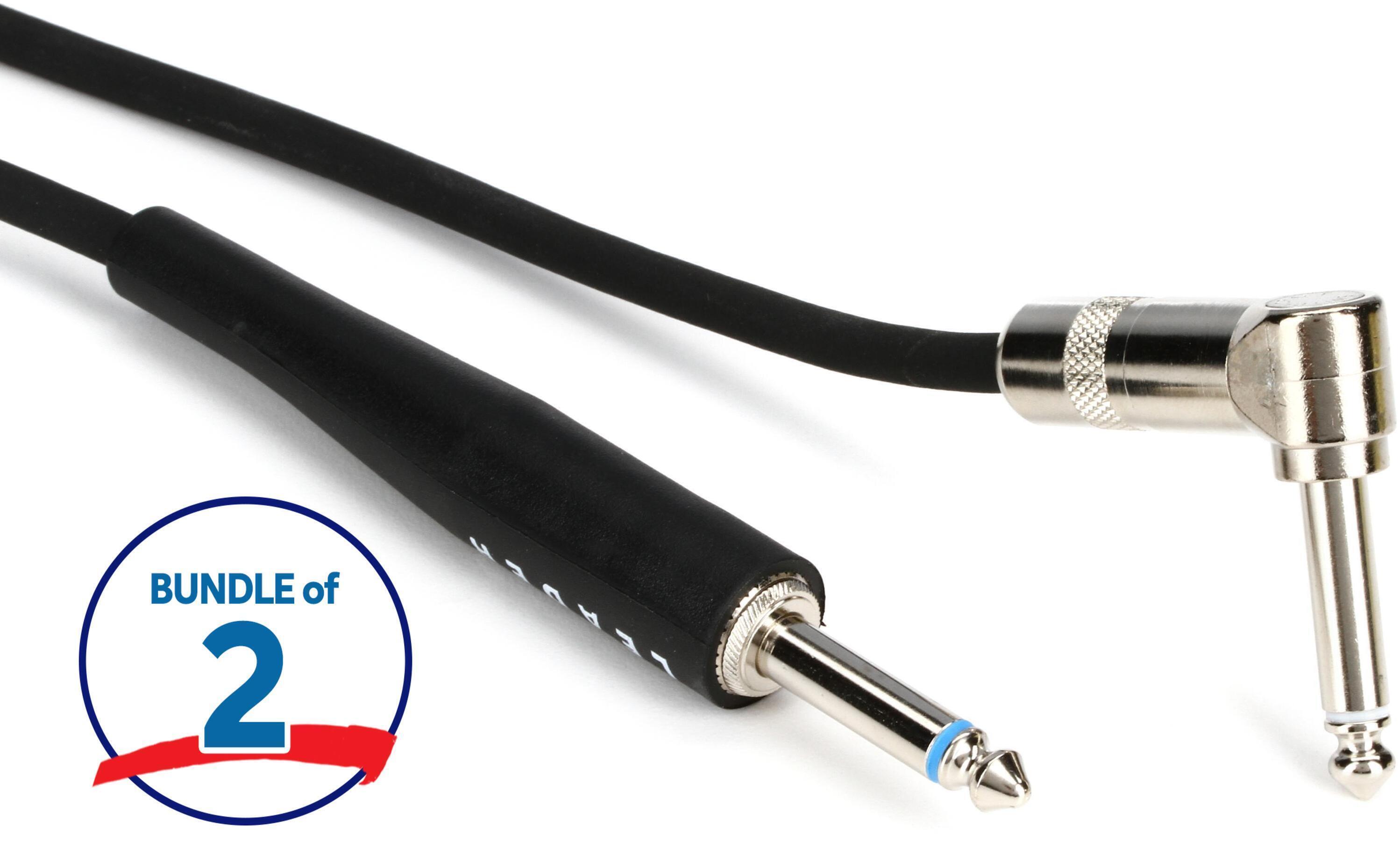 Whirlwind L25R Straight to Right Angle Instrument Cable - 25 foot (2 ...