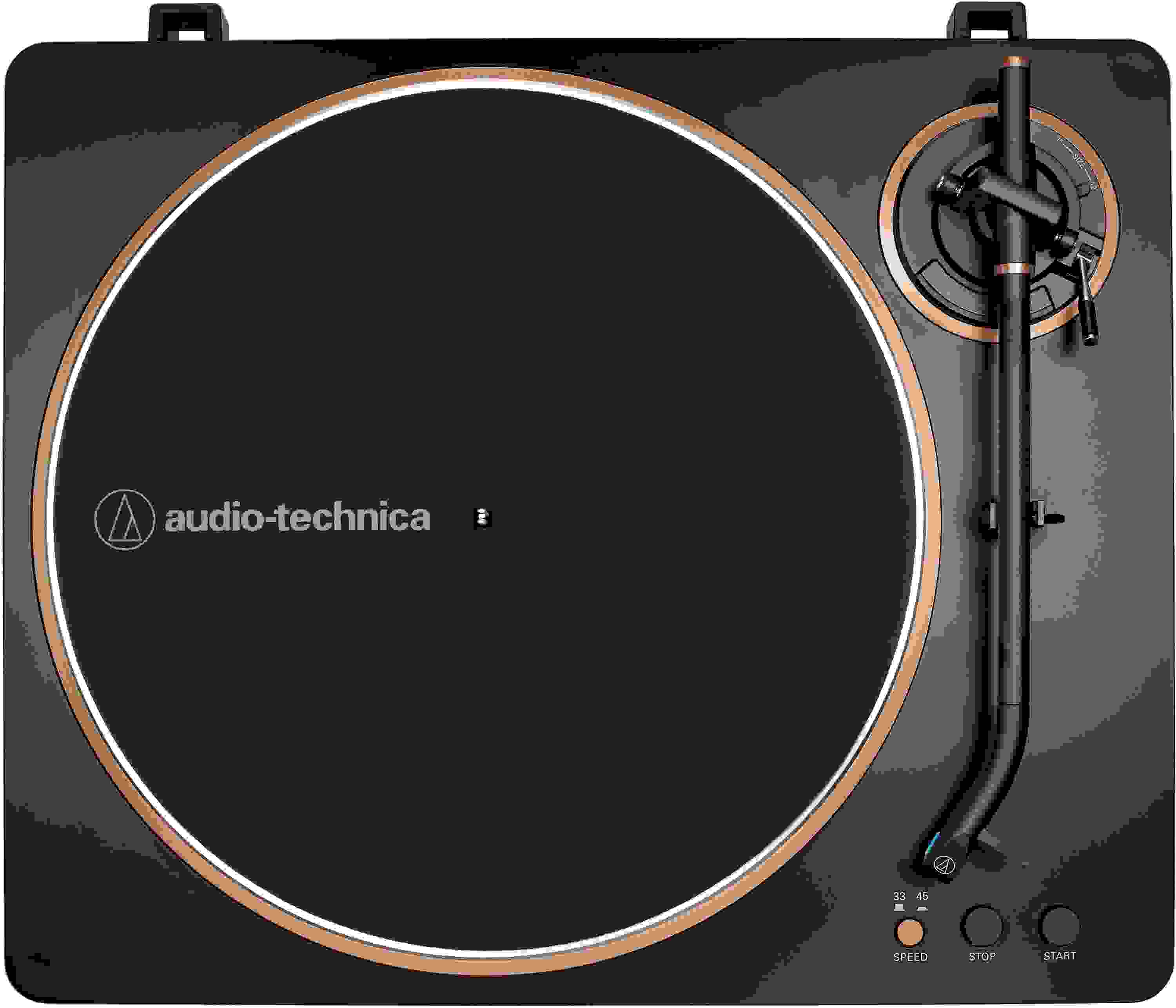 Audio-Technica AT-LP70X Belt-drive Turntable - Black/Bronze | Sweetwater