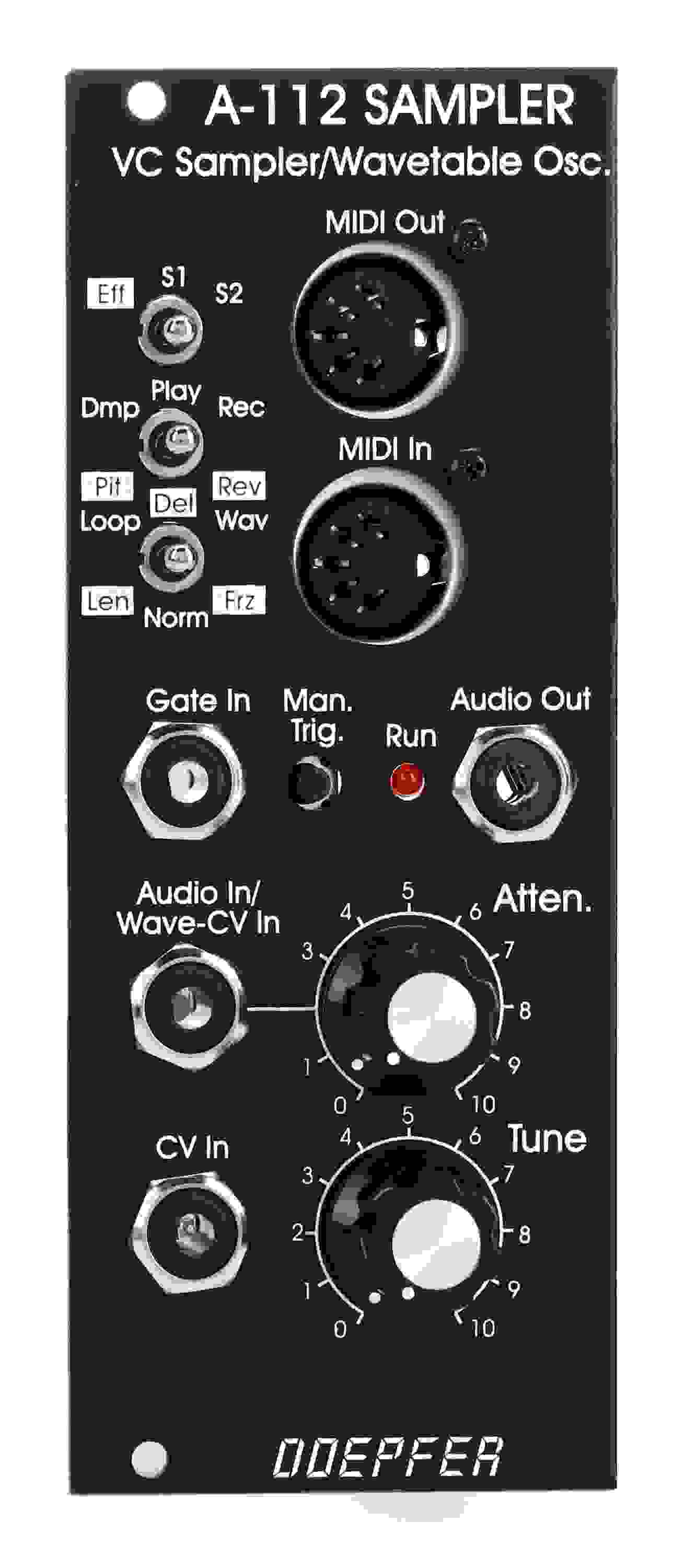 Doepfer A-112 Sampler/Wavetable Eurorack Module - Standard Edition ...