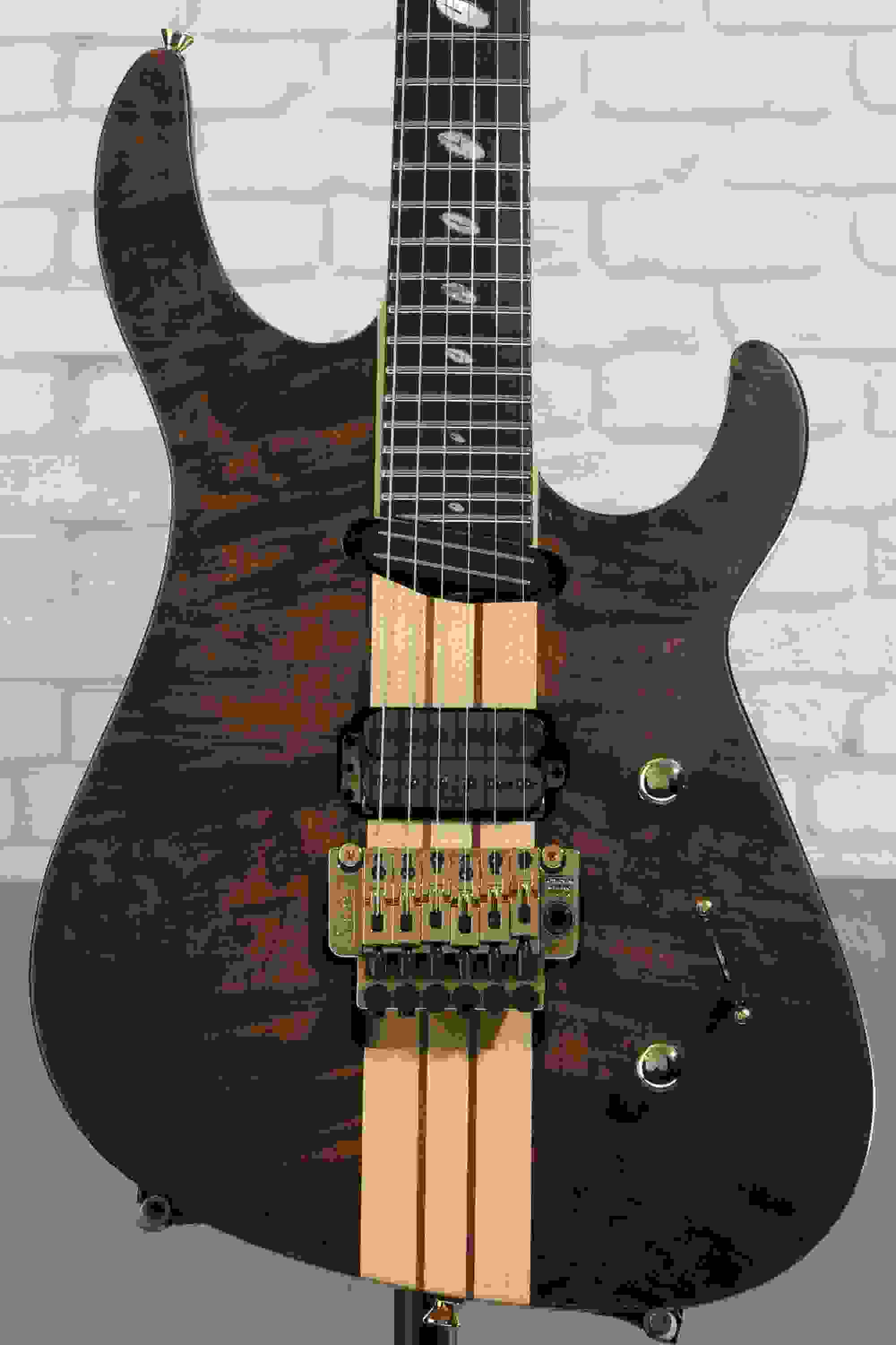 Caparison Guitars TAT Special Custom Electric Guitar - Black Amber ...