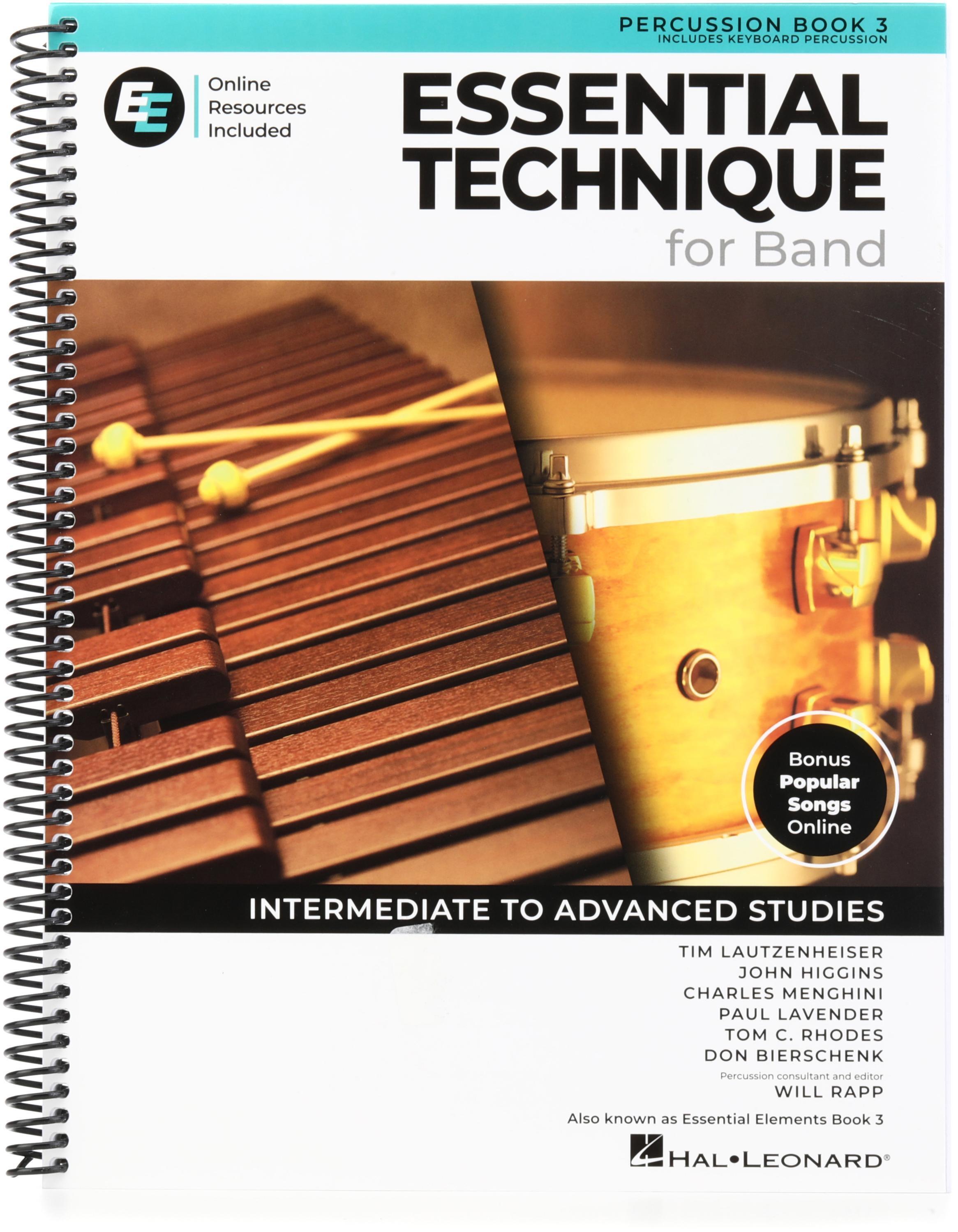 Hal Leonard Essential Technique for Band - Book 3, Percussion/Keyboard ...
