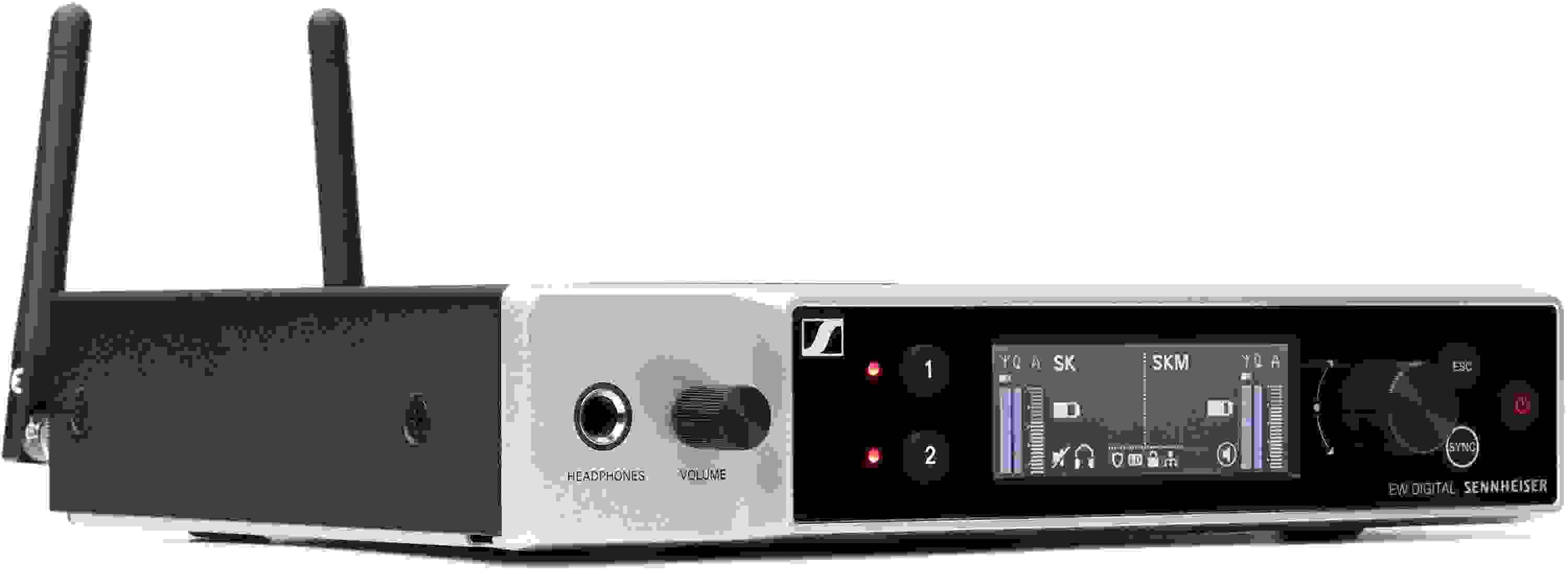 Sennheiser EW-DX EM 2 Dante Wireless Receiver - R1-9 Band | Sweetwater