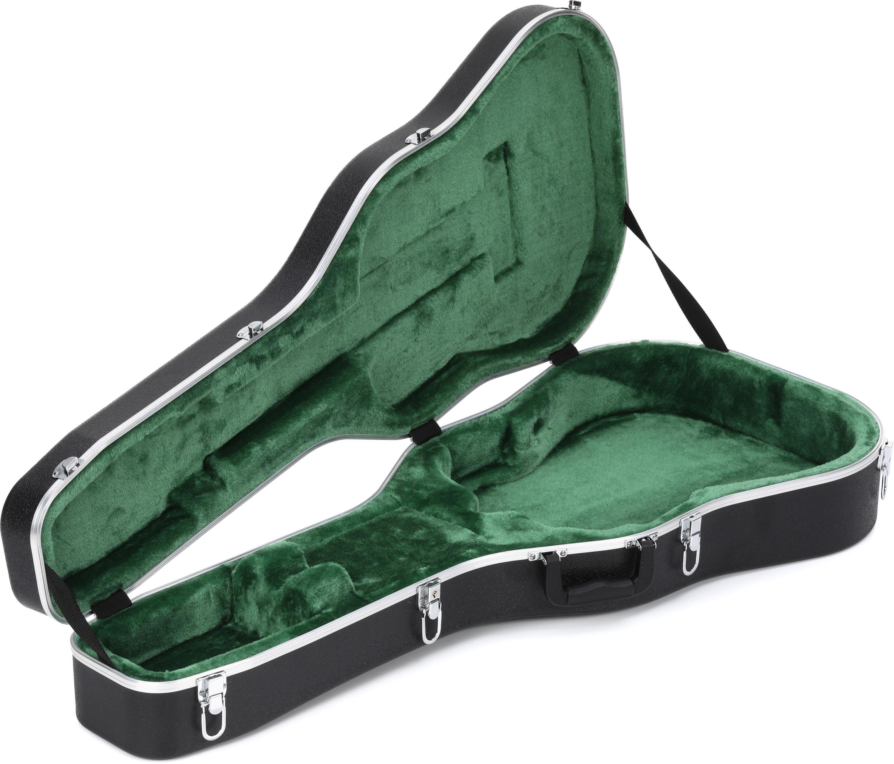 Martin 12D0001 Dreadnought Acoustic Guitar Case - Black/Green | Sweetwater