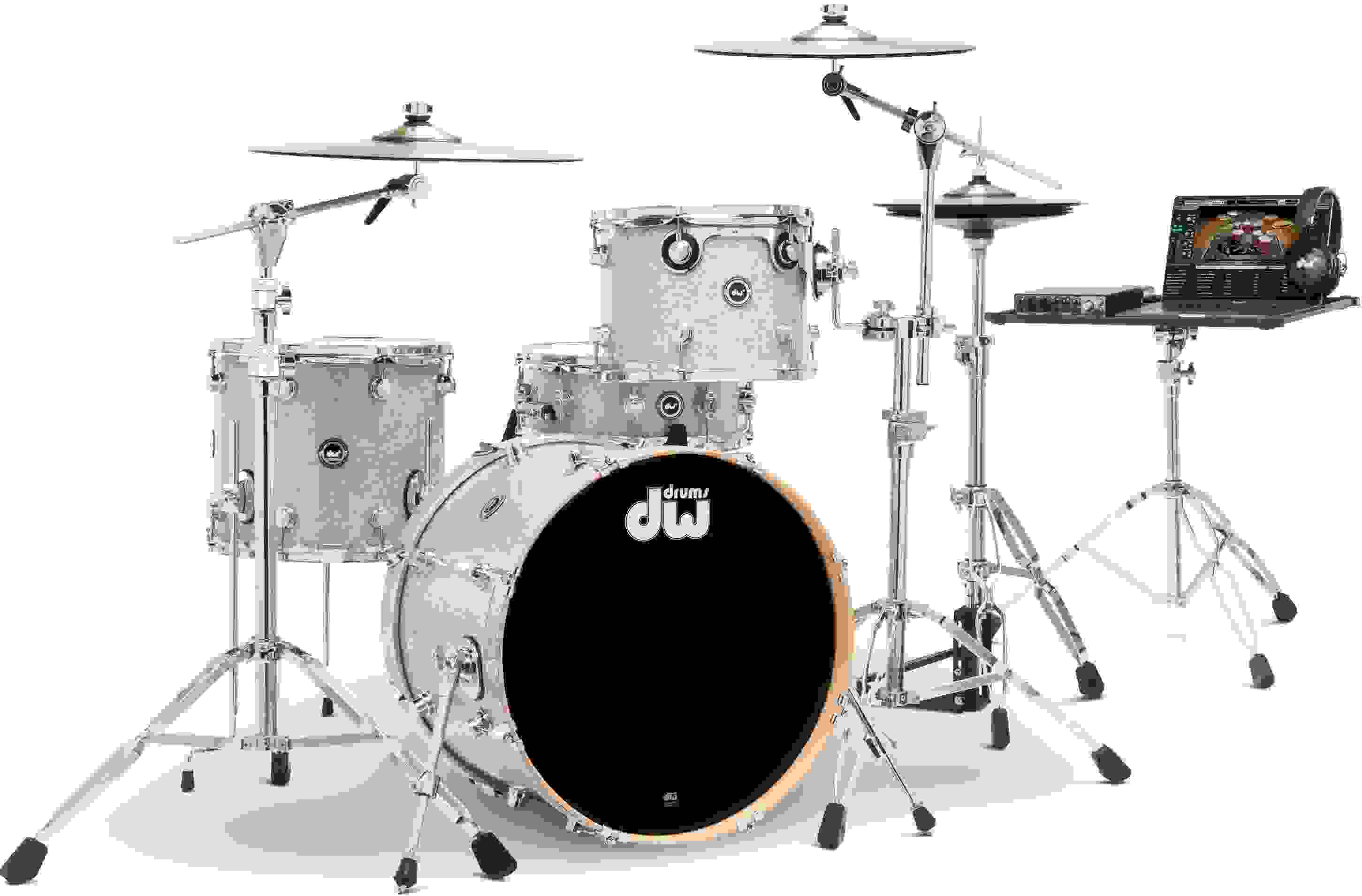 DW DWe 4-piece Drum Kit Bundle - Diamond Nebula | Sweetwater