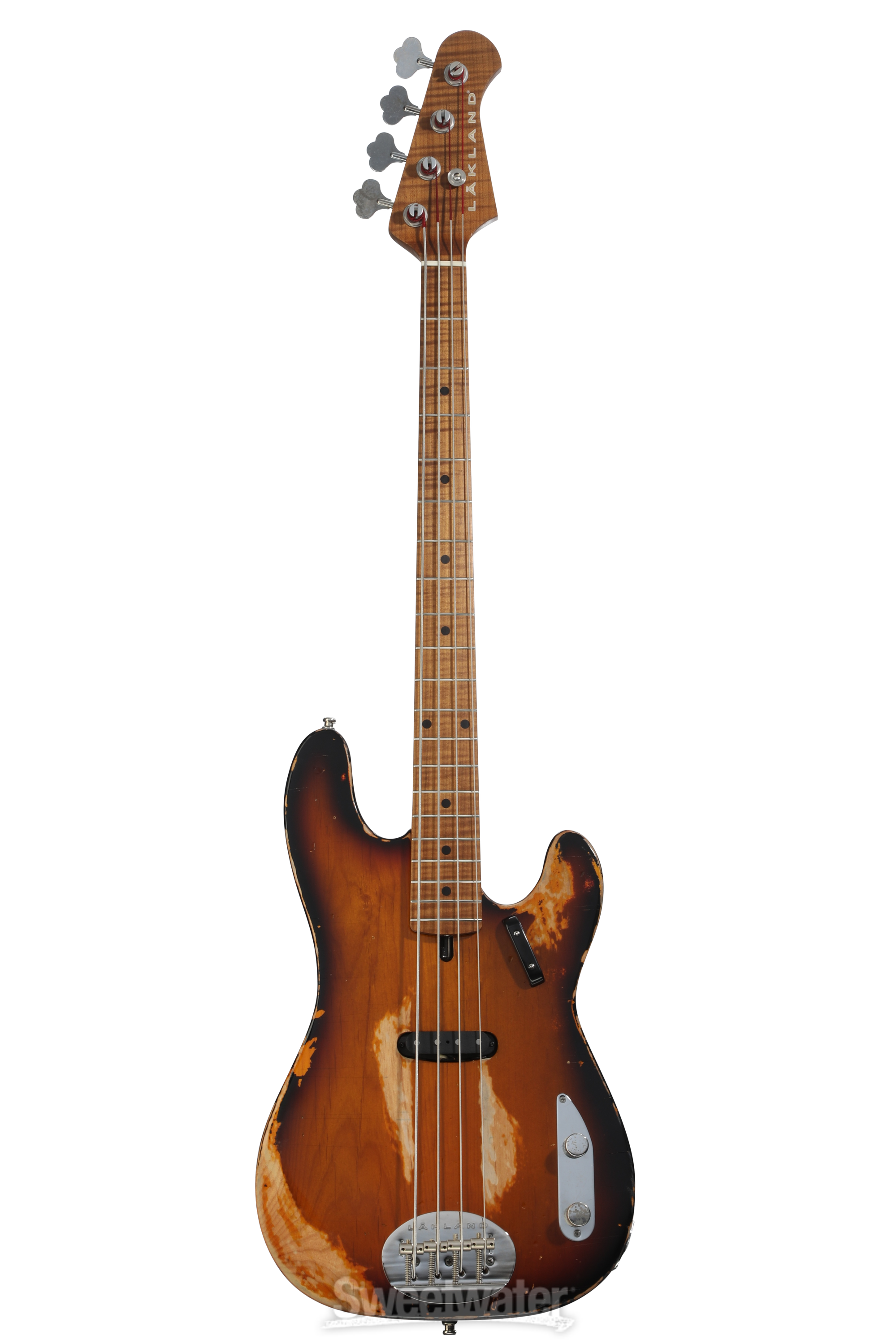 Lakland USA 44-51 Electric Bass Guitar - Aged Sunburst, Sweetwater ...