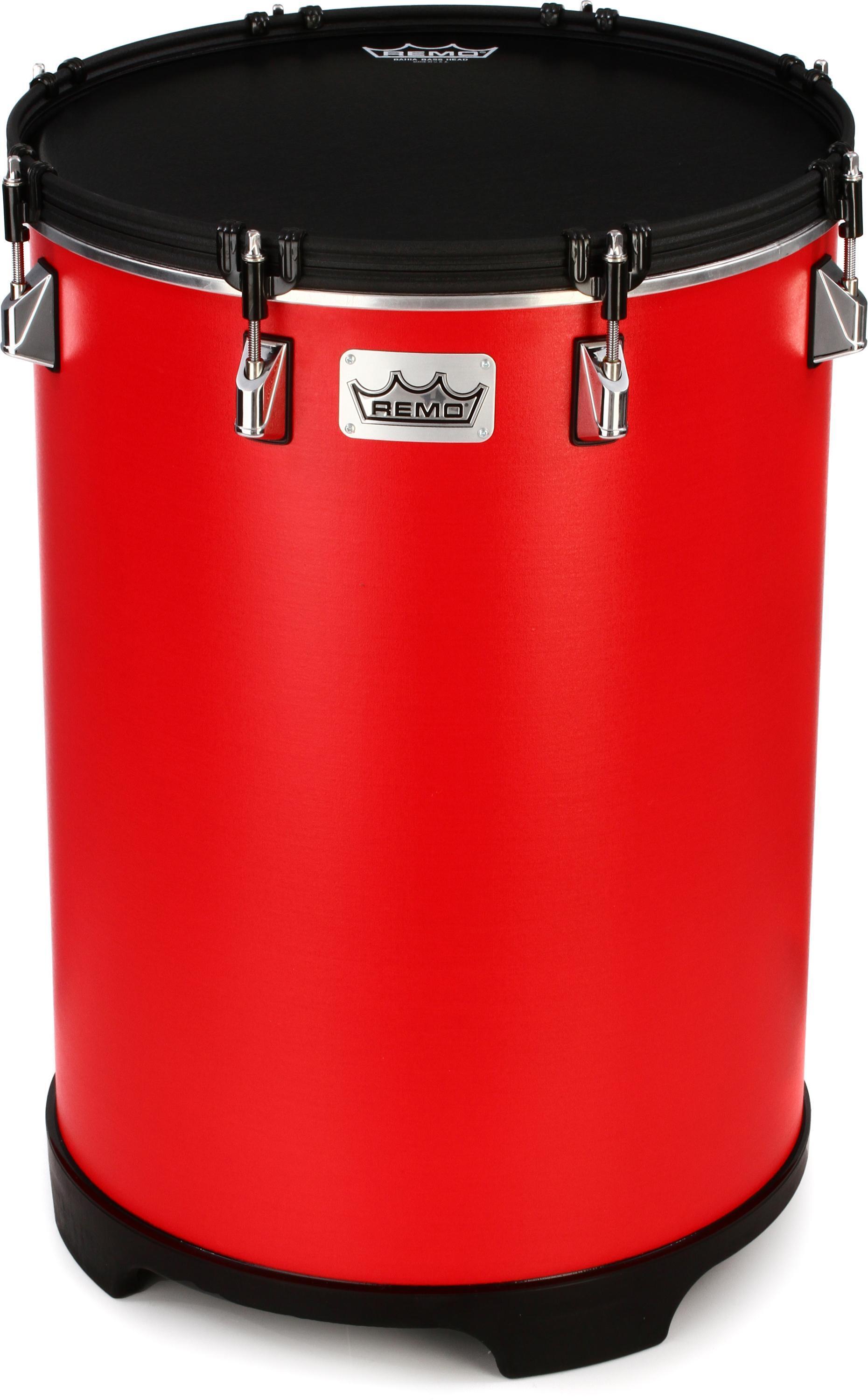 Remo Bahia Bass Drum Fabric Gypsy Red | Sweetwater