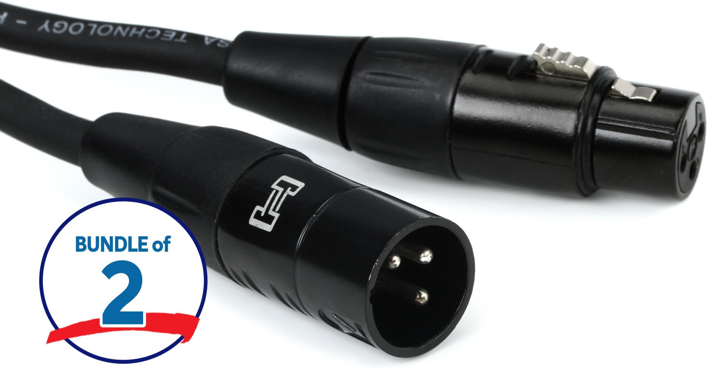 Hosa HMIC-020 Pro Microphone Cable 2-Pack - 20 foot | Sweetwater