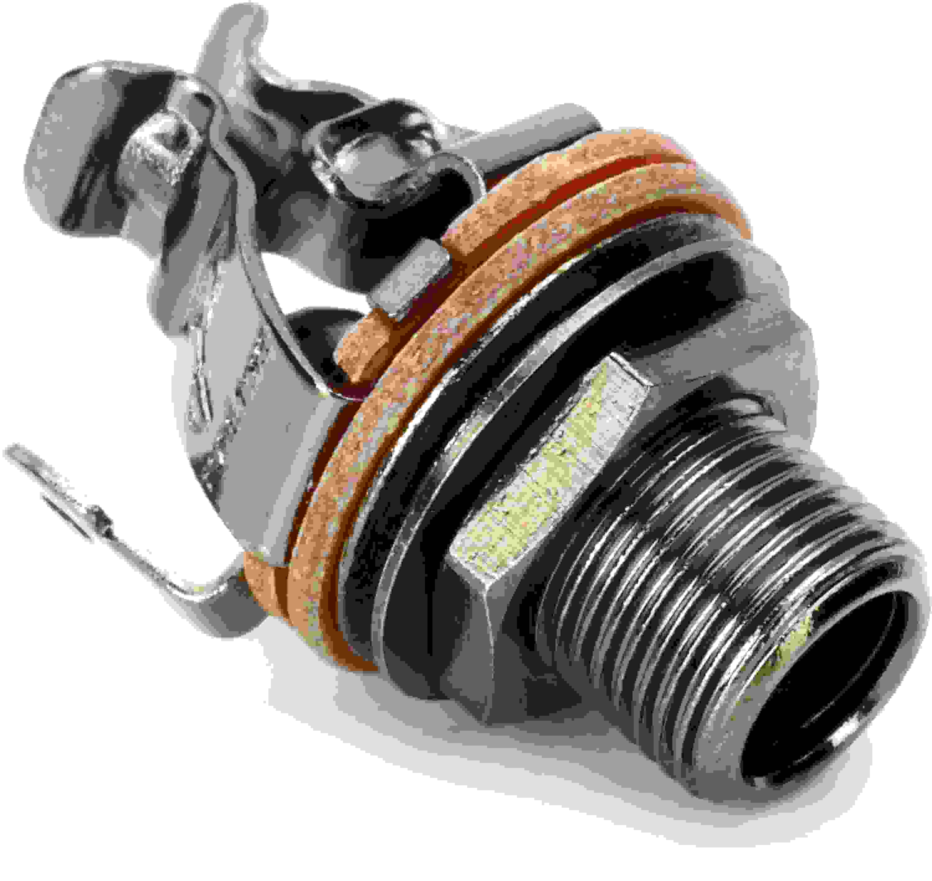 Pure Tone PTT1BN Pure Tone Mono Output Jack - Black Nickel | Sweetwater