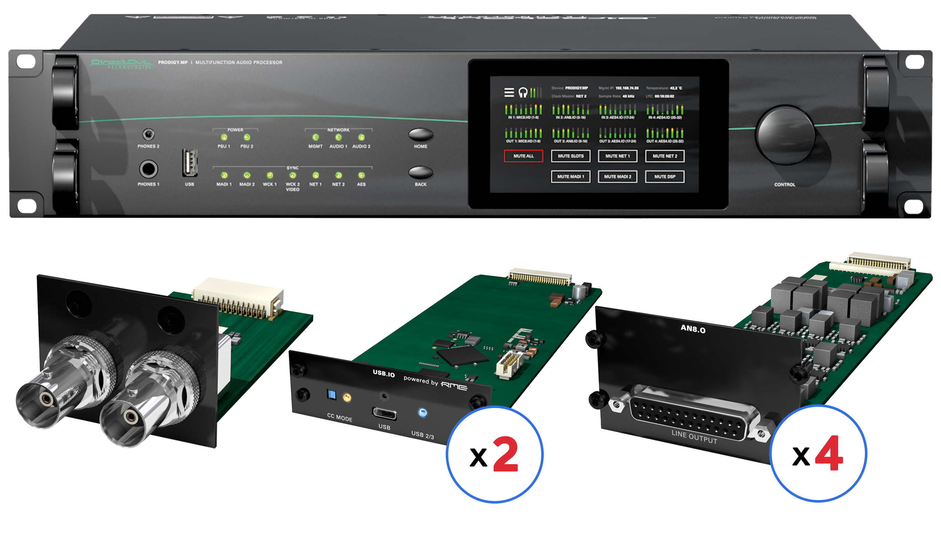 DirectOut Prodigy.MP Essential Multifunction Audio Processor - Playback ...