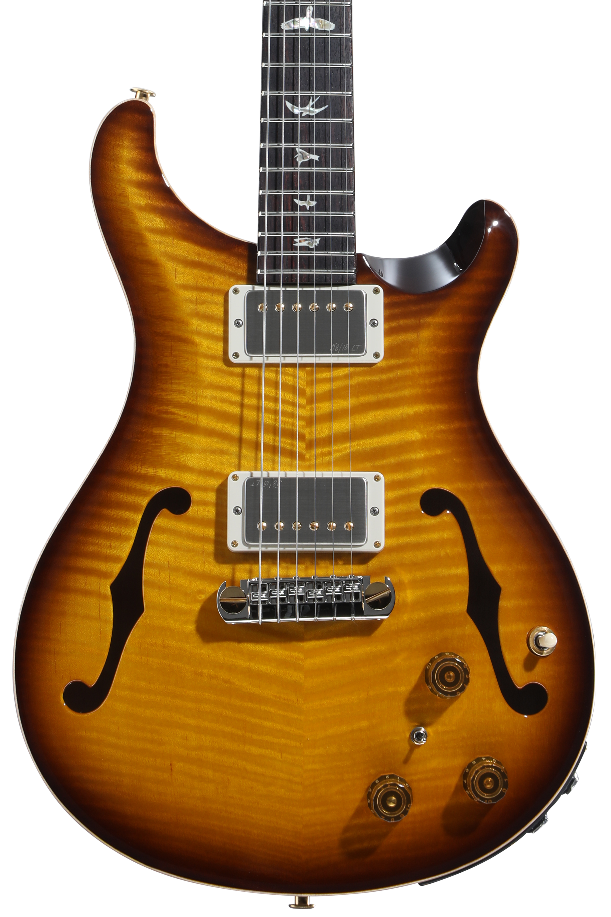 PRS Hollowbody II Piezo 10-Top Electric Guitar - McCarty Tobacco Sunburst | Sweetwater