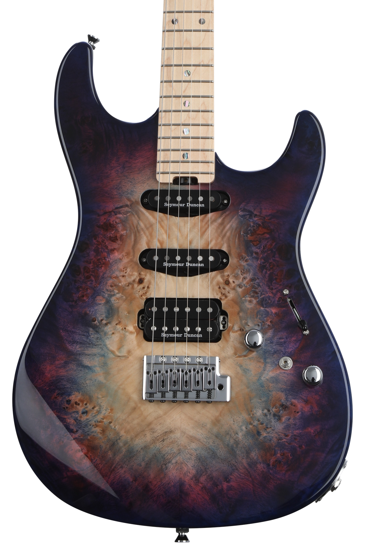 ESP Original Snapper CTM Electric Guitar - Nebula Pink Purple Burst ...