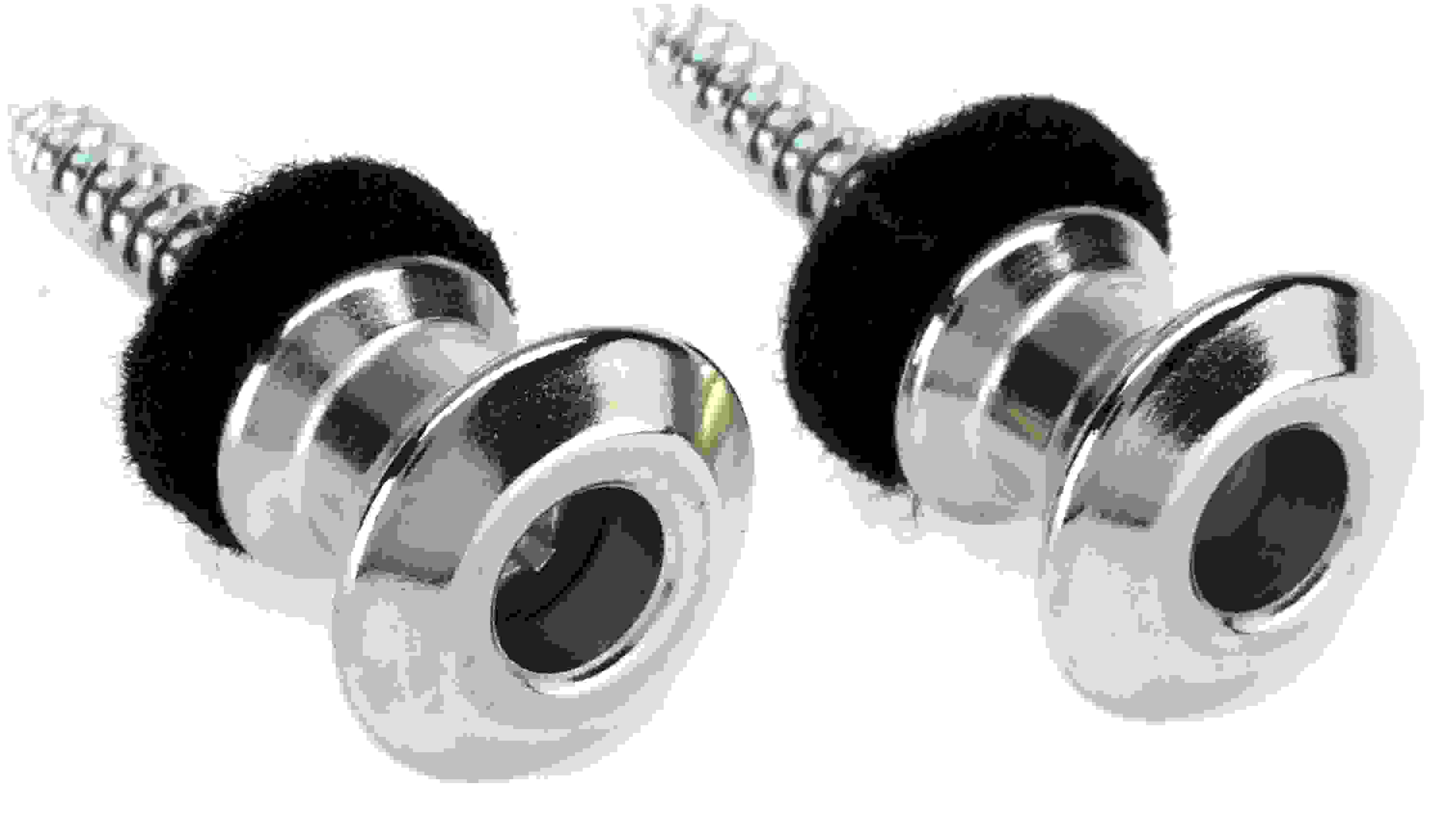 Dunlop Straplok Dual Design Strap Button Set - Nickel | Sweetwater