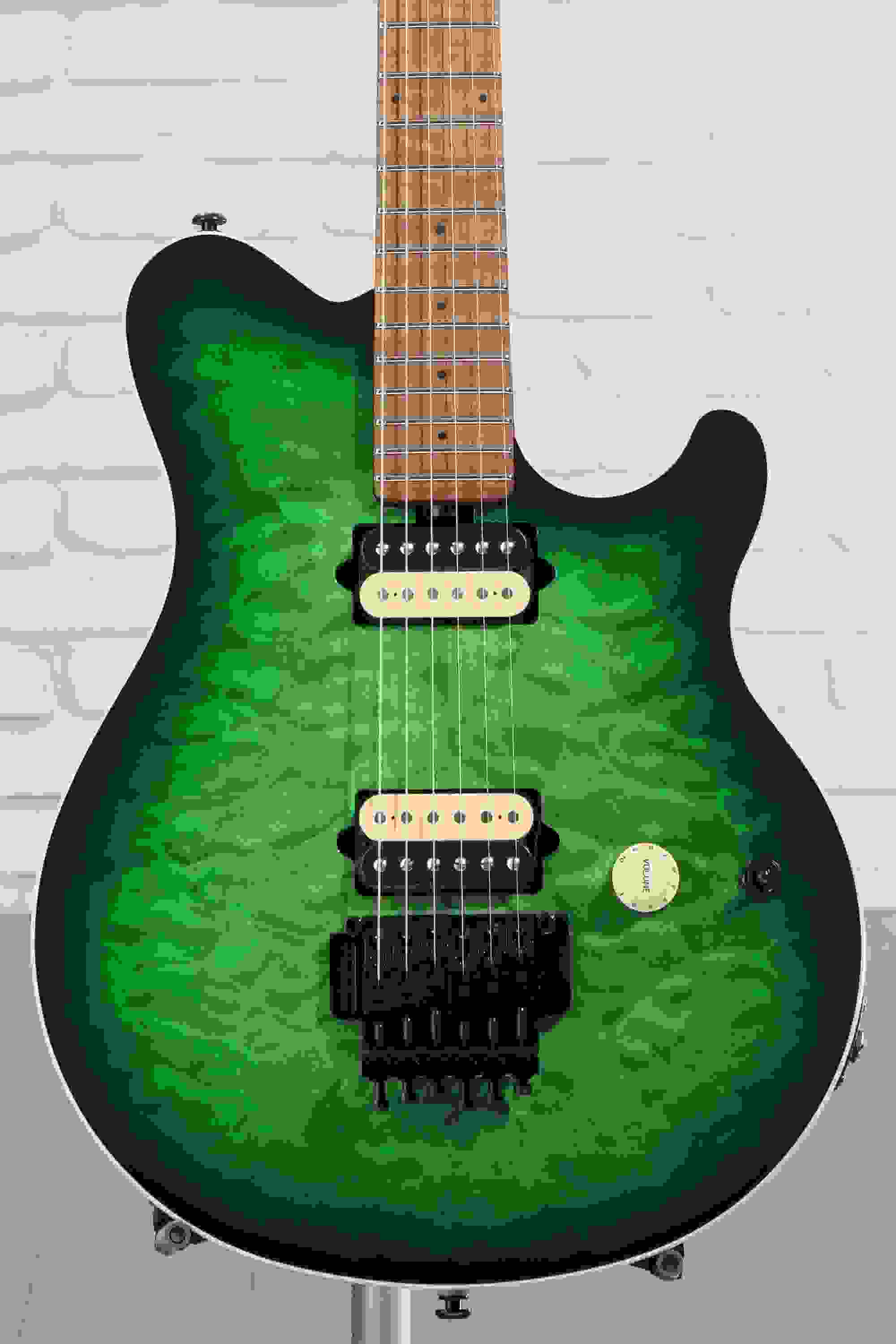 Ernie Ball Music Man Axis Electric Guitar - Matcha Quilt | Sweetwater