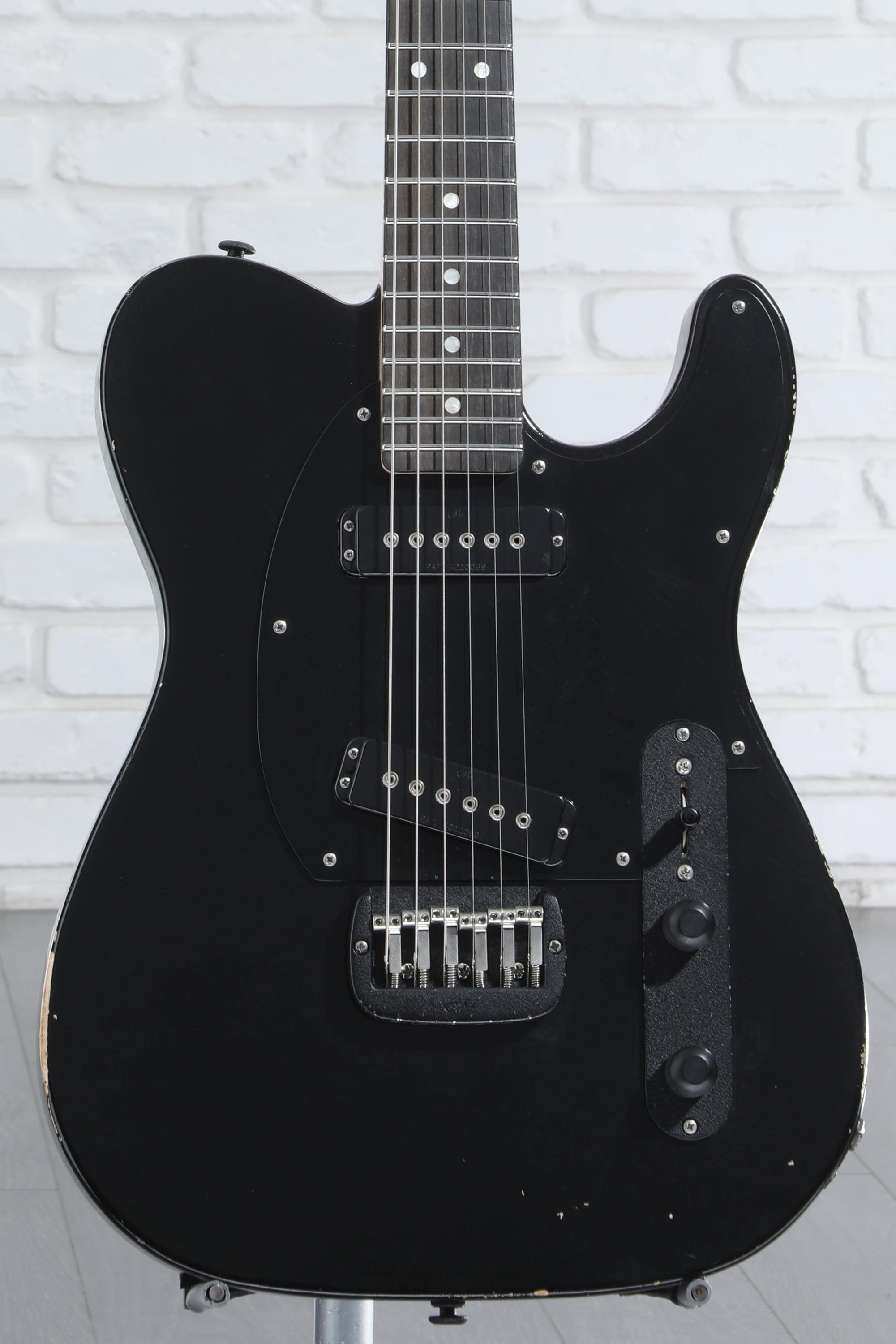 G&L Custom Shop ASAT Special Electric Guitar - Jet Black | Sweetwater