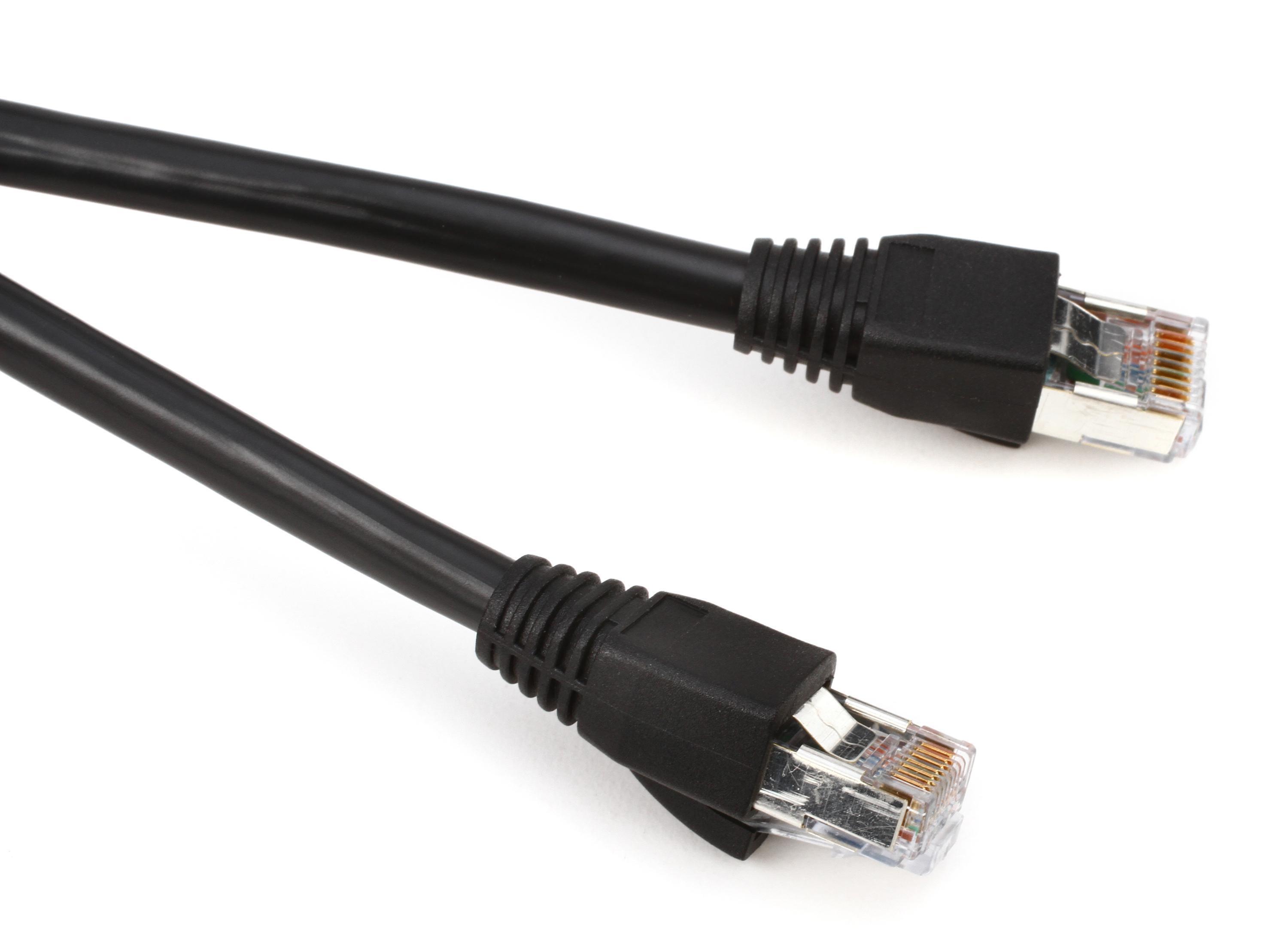 Pro Co MSE4AP-BK-25 Shielded Ethernet Cable - 25 foot | Sweetwater