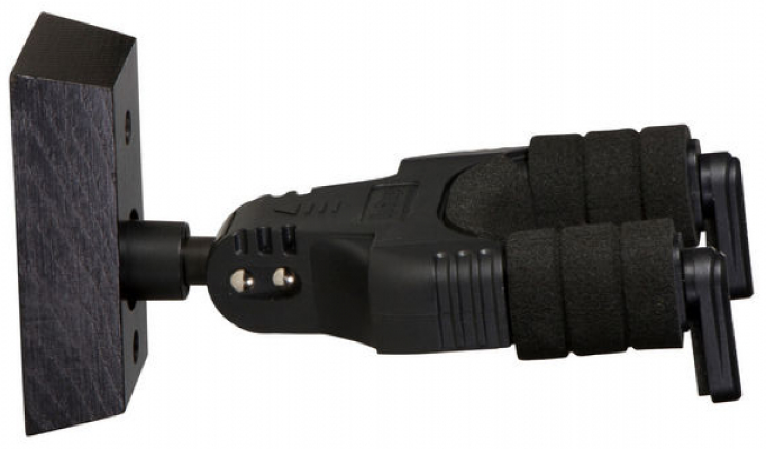 On-Stage Wood Locking Hanger - Black | Sweetwater