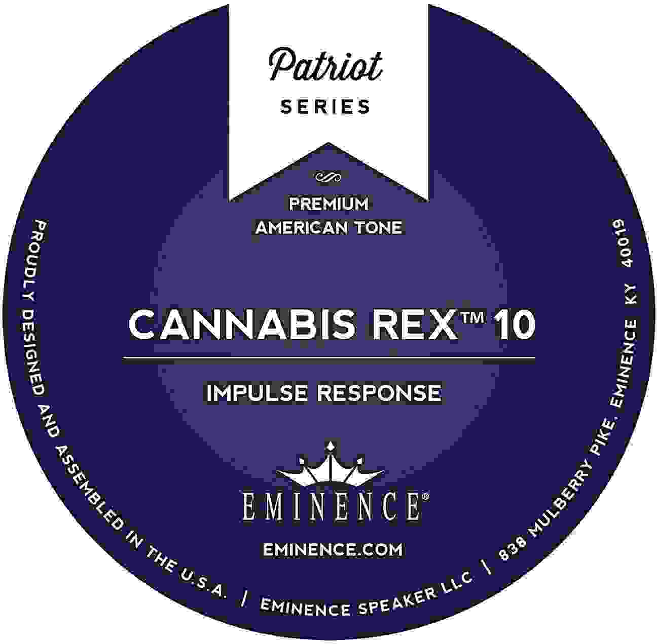 Eminence Cannabis Rex 10 Speaker Impulse Response | Sweetwater Eminence Cannabis Rex 10 Speaker Impulse Response | Sweetwater