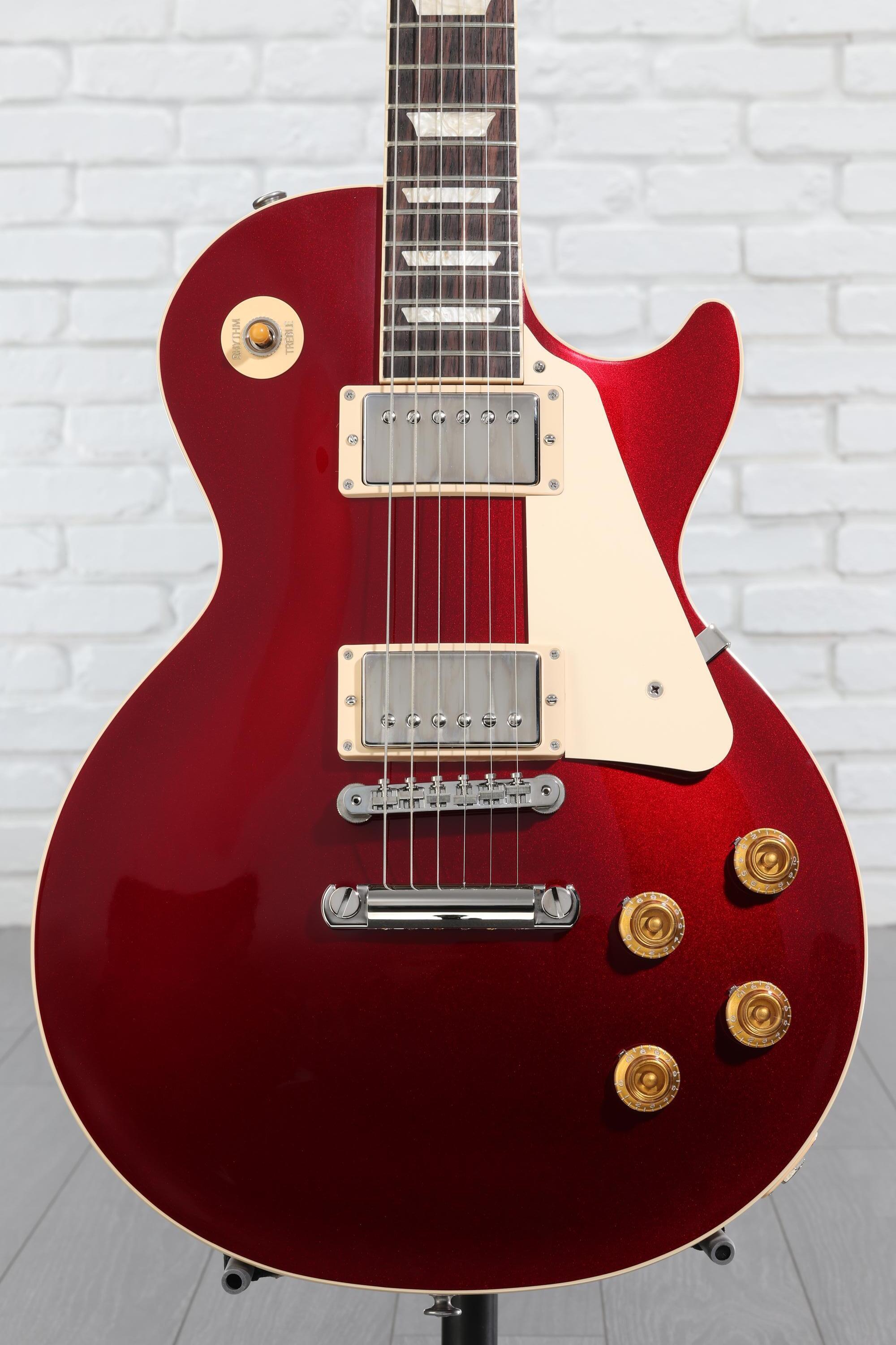 Gibson Les Paul Standard '50s Plain Top Electric Guitar - Sparkling ...