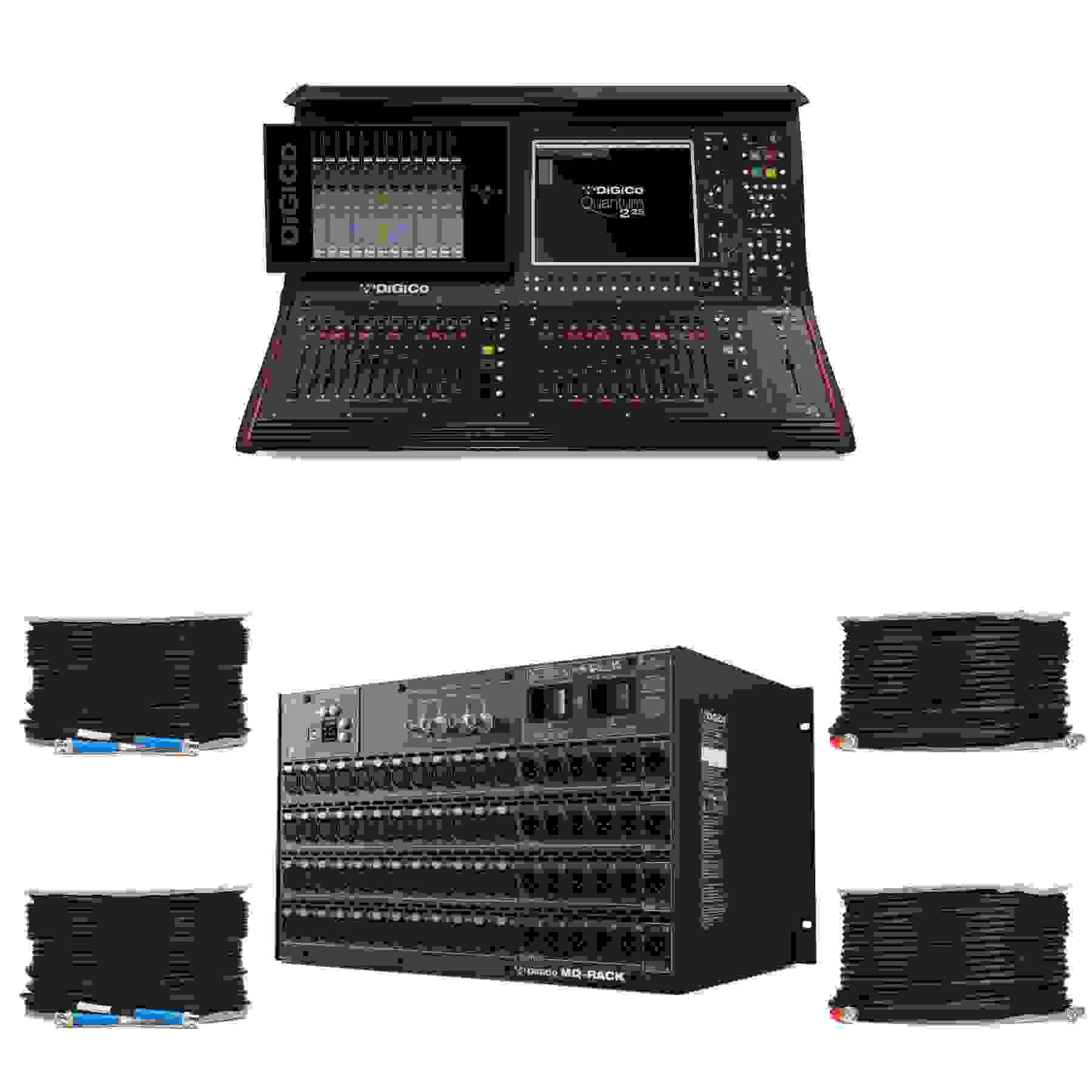 DiGiCo Quantum 225 MADI Bundle - Install Package with Waves Card Installed | Sweetwater