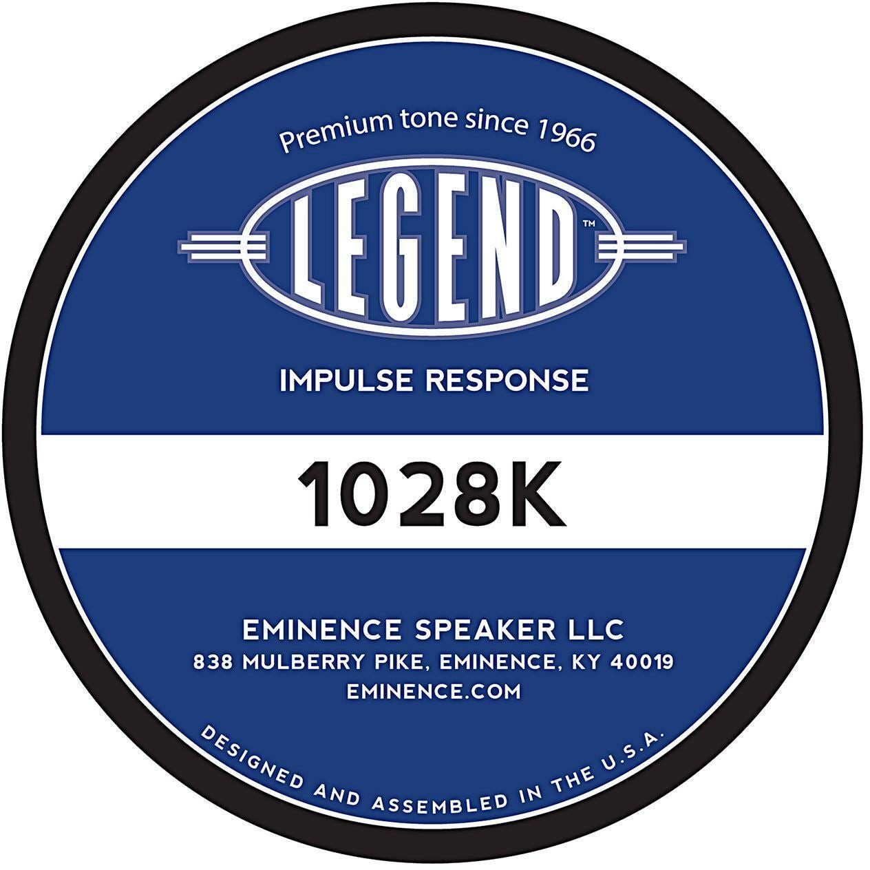 Eminence Legend 1028K Speaker Impulse Response | Sweetwater