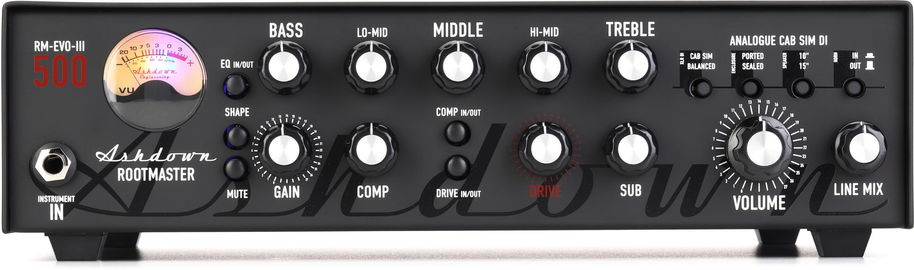 Ashdown RM-500 Rootmaster EVO III 500-watt Bass Head | Sweetwater