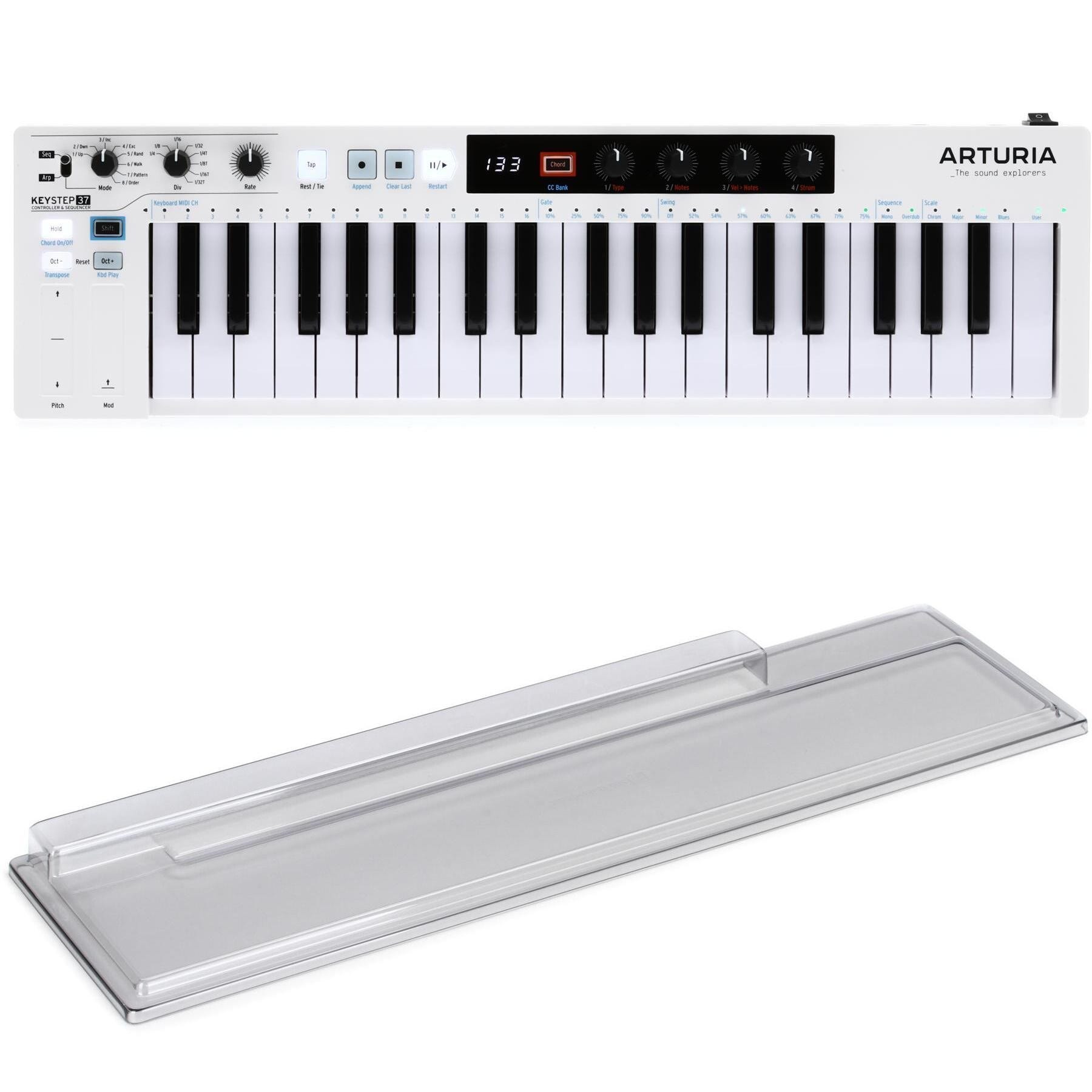 Arturia KeyStep 37 37-key Controller & Sequencer with Decksaver Cover ...