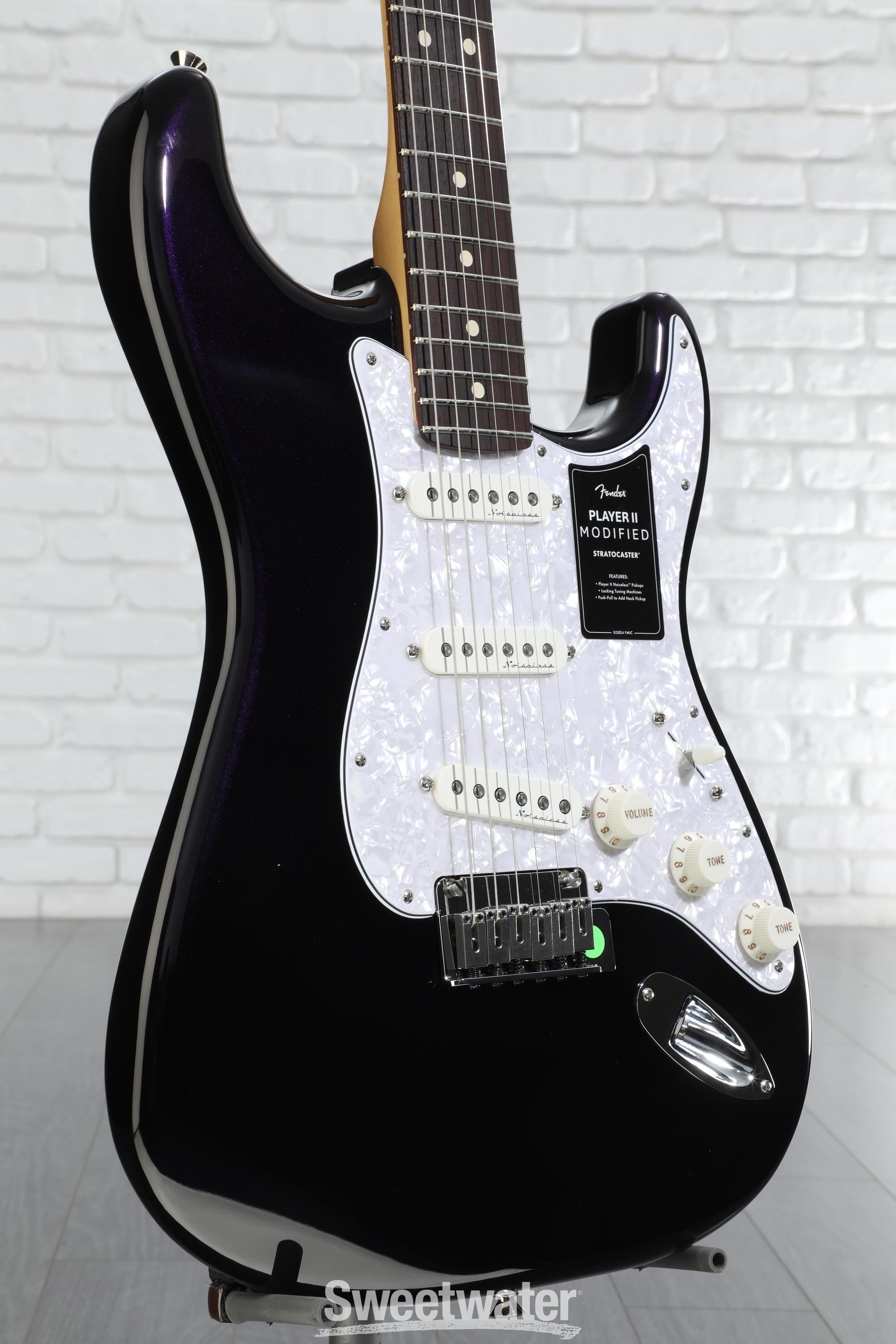 Fender Player II Modified Stratocaster Electric Guitar - Dusk, Rosewood ...