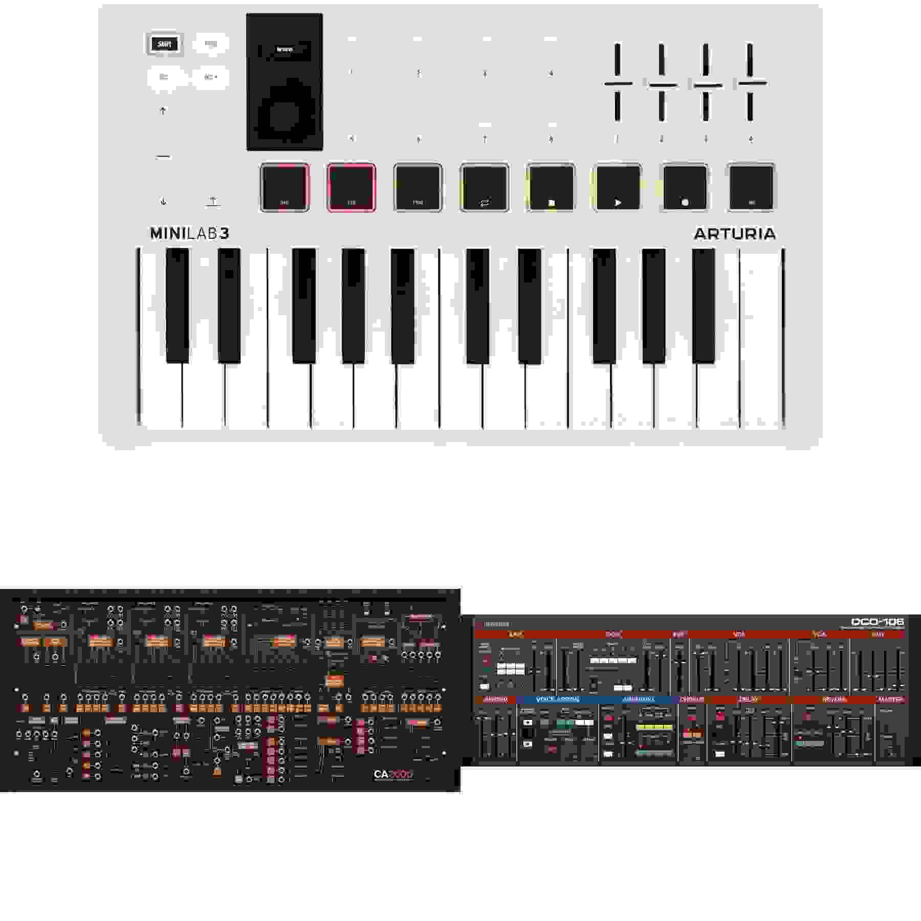 Arturia MiniLab 3 25 Slim-key Controller and Synthesizer Plug-ins Bundle | Sweetwater