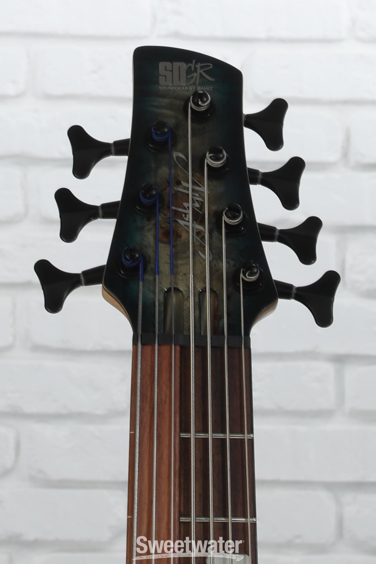Ibanez Bass Workshop SRAS7 Ashula 7-string Bass Guitar - Cosmic Blue ...