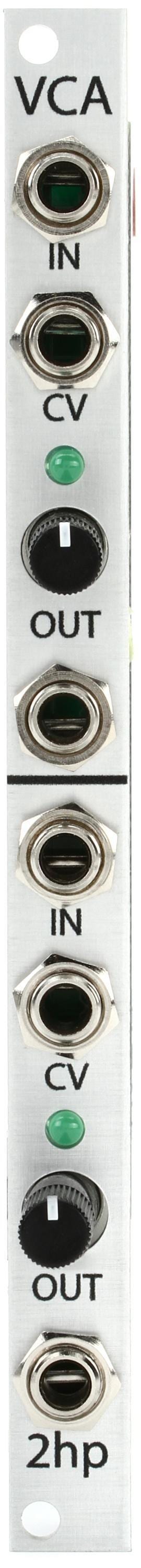 2HP VCA Eurorack Linear VCA Module - Silver | Sweetwater