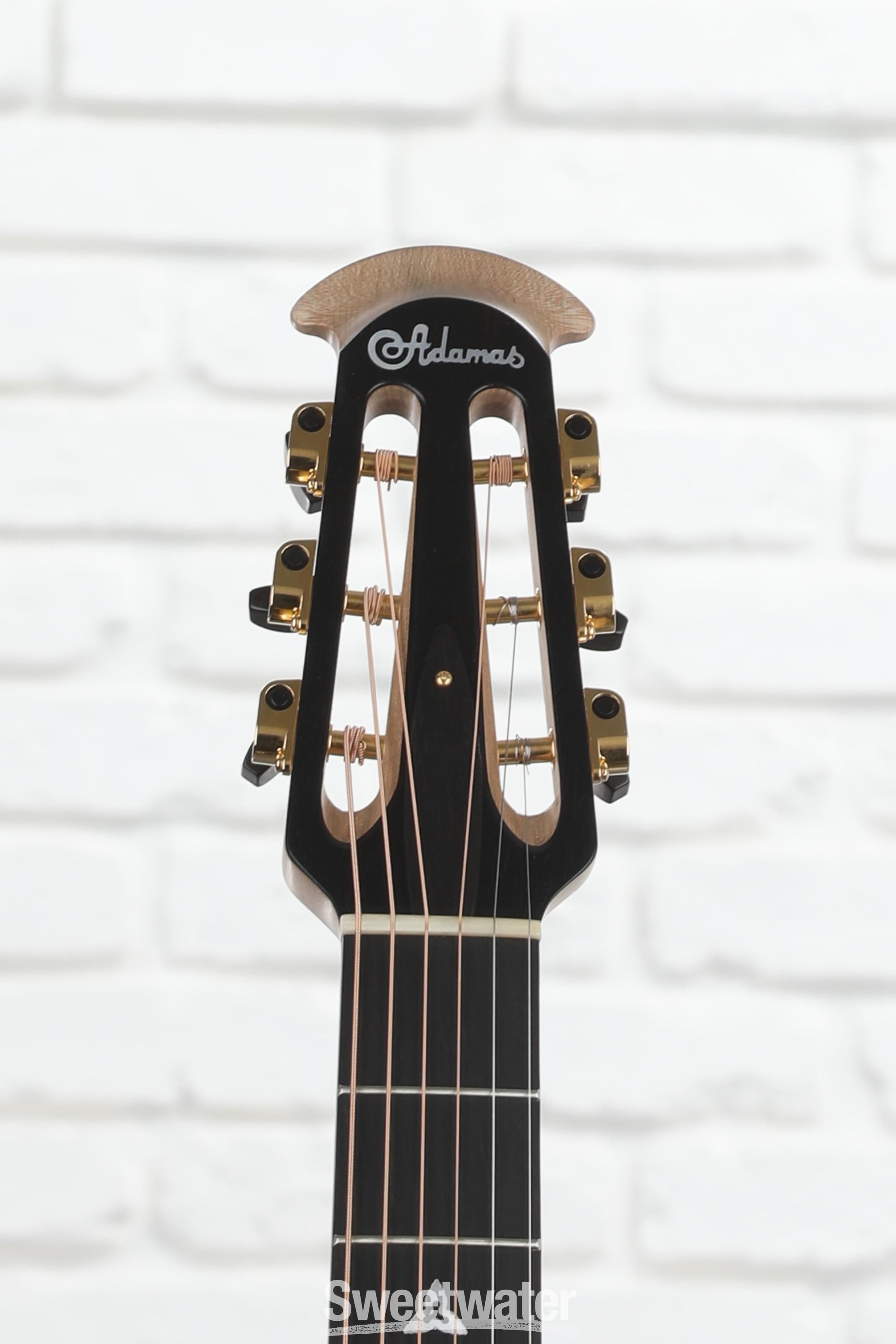 Ovation Adamas 12-fret Non-Cutaway Mid-depth Acoustic-electric - Black ...