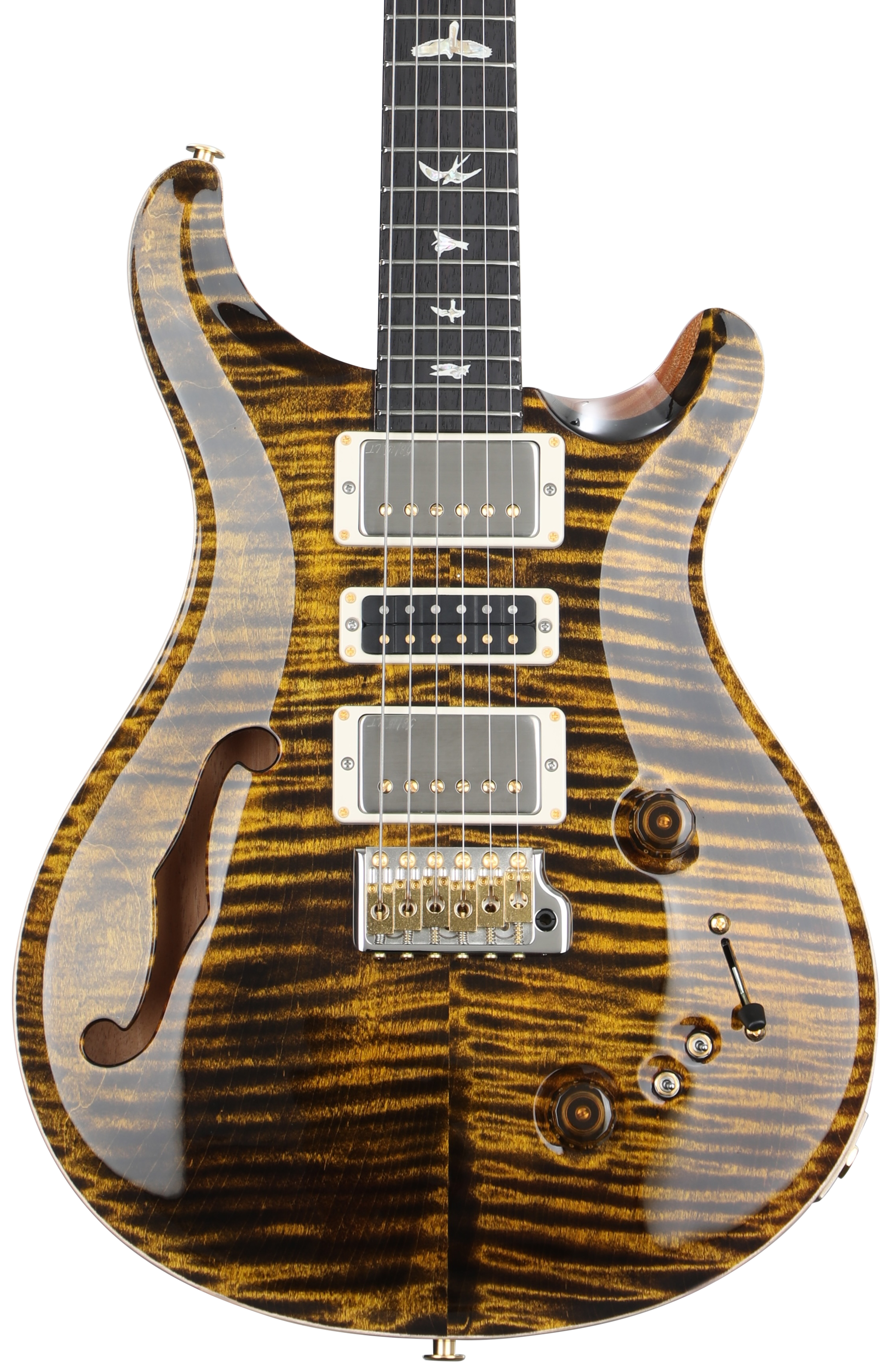 PRS Special Semi-Hollow 10-Top Electric Guitar - Yellow Tiger | Sweetwater