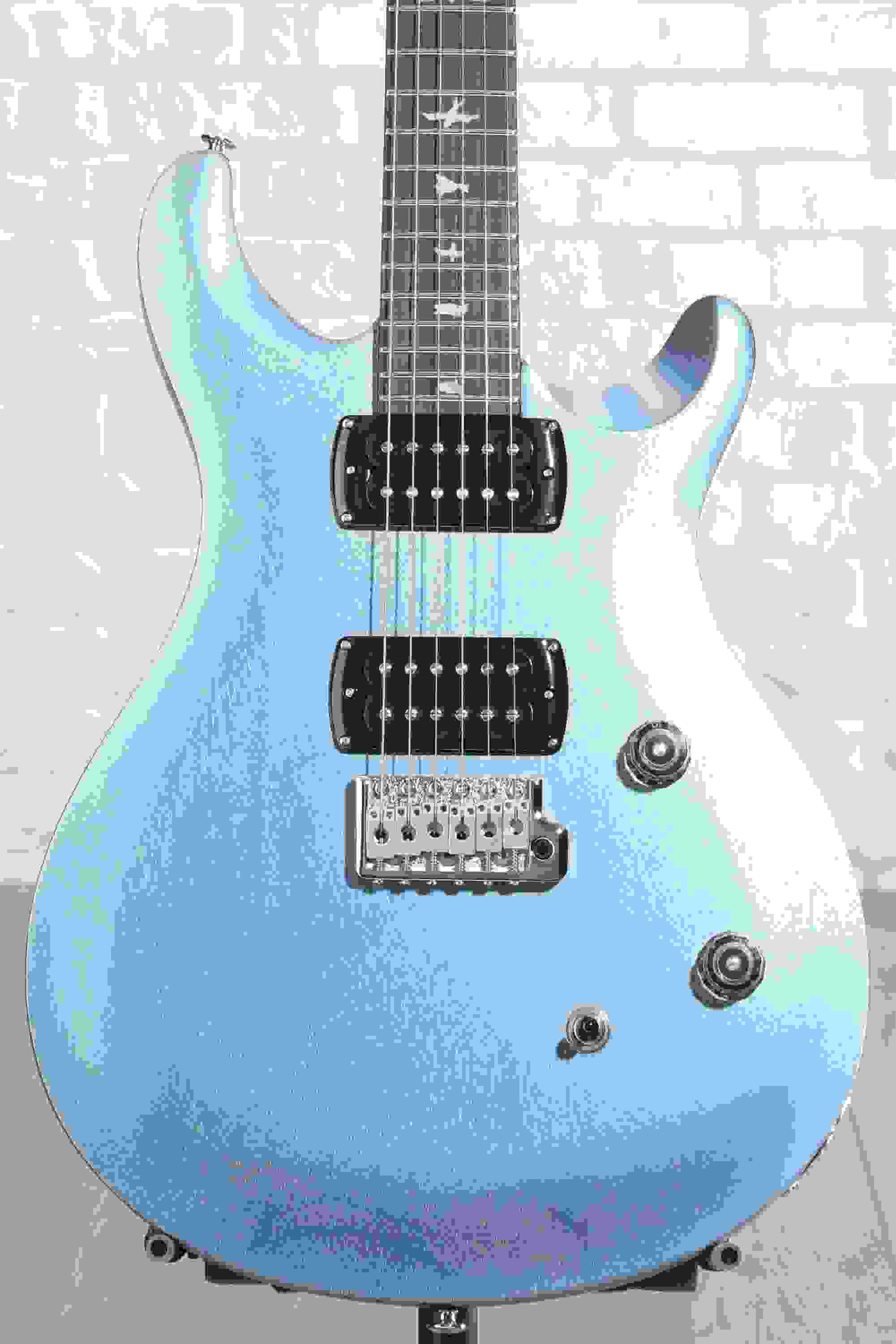 PRS SE CE 24 Standard Satin Electric Guitar - Ice Blue Metallic ...