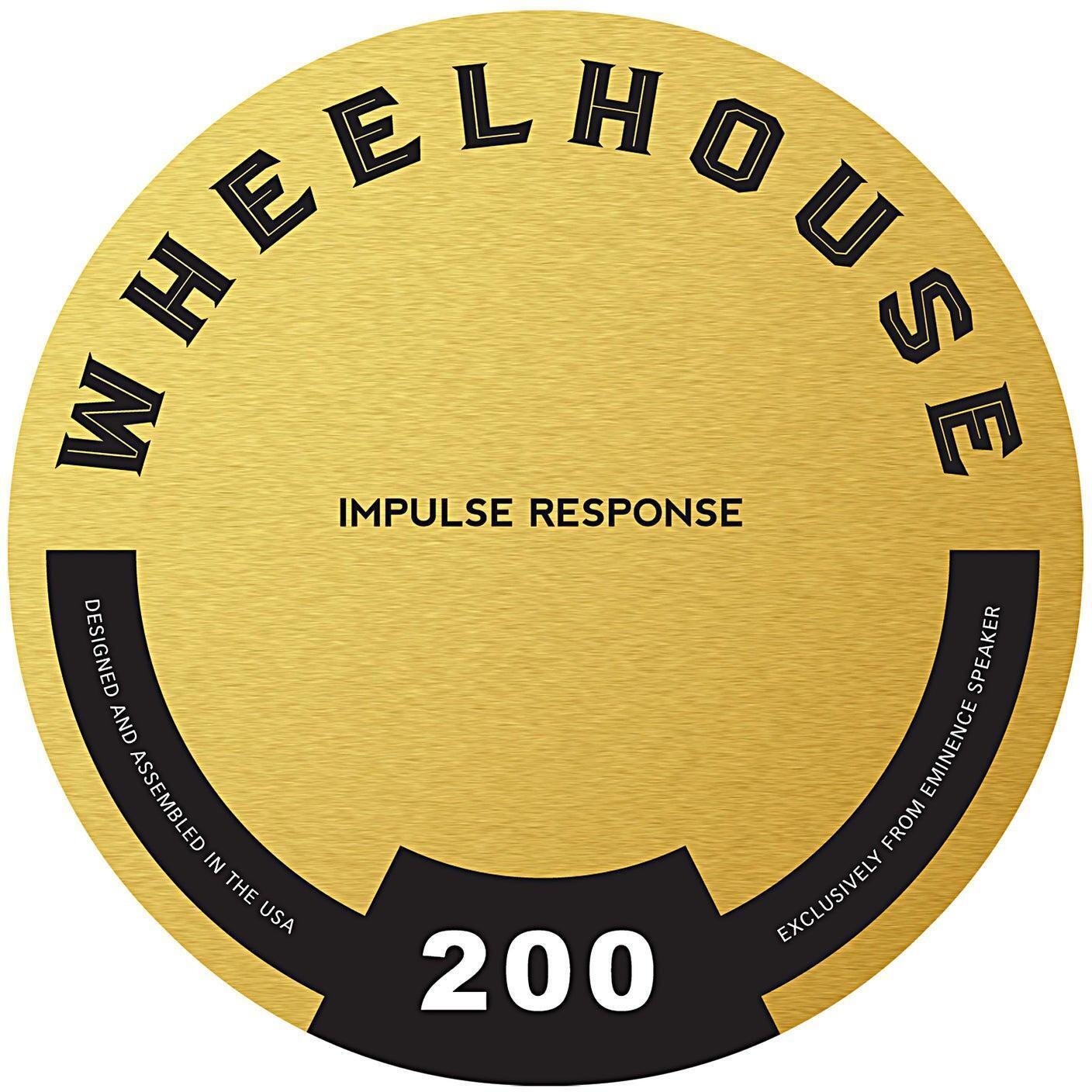 Eminence Wheelhouse 200 Speaker Impulse Response | Sweetwater