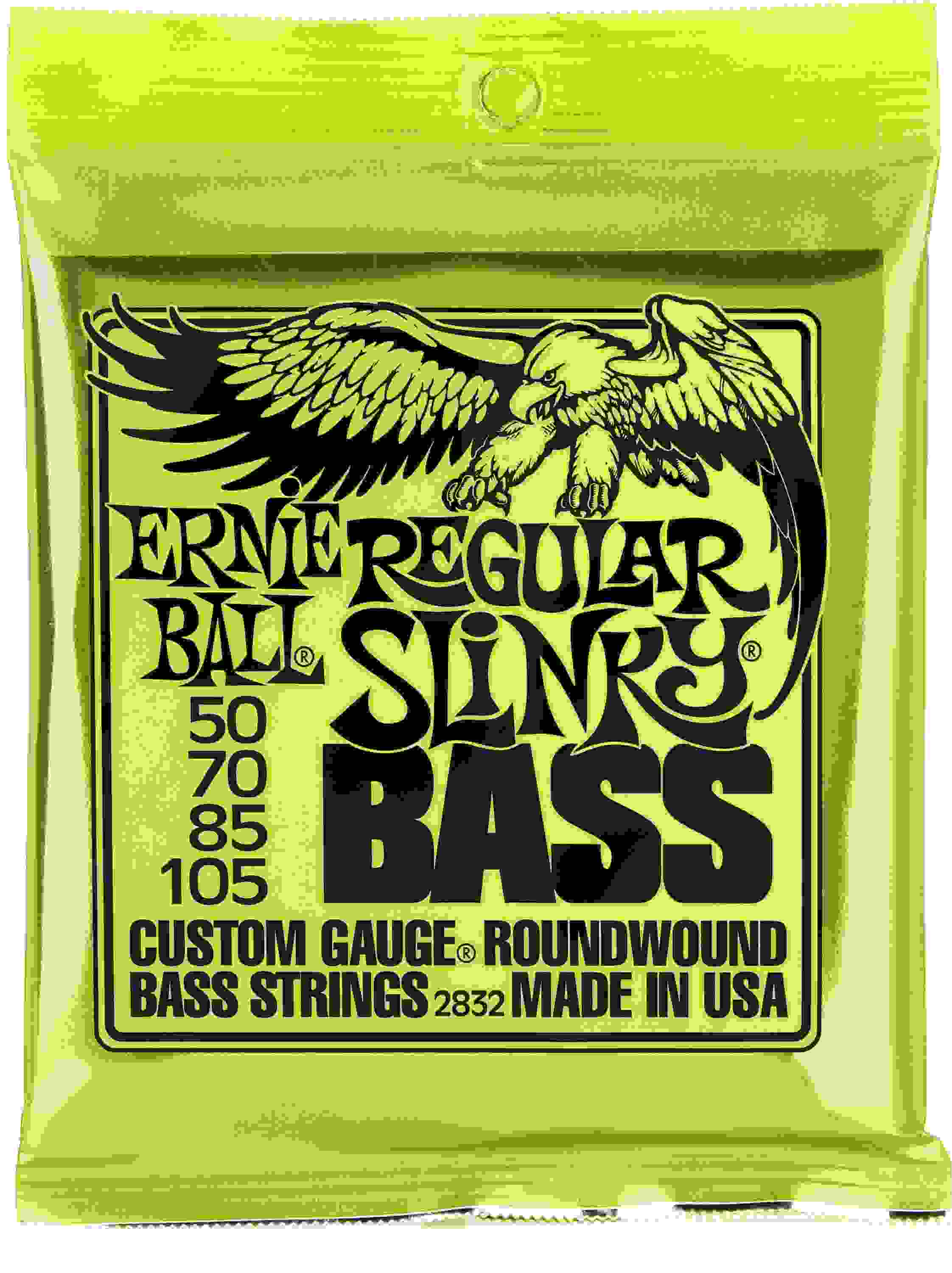 Ernie Ball 2832 Regular Slinky Nickel Wound Electric Bass Guitar ...