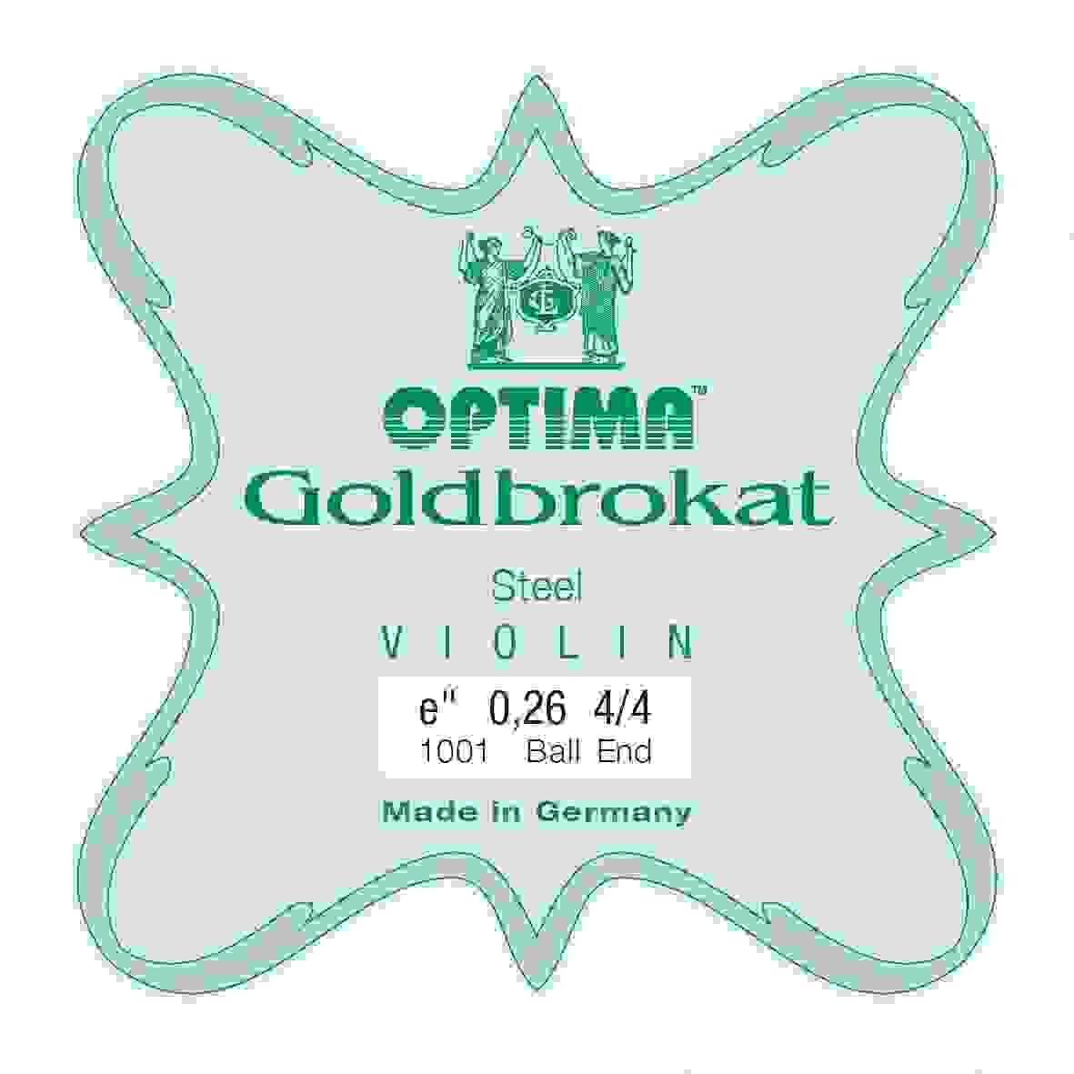 Optima Goldbrokat Violin E String - Ball End | Sweetwater