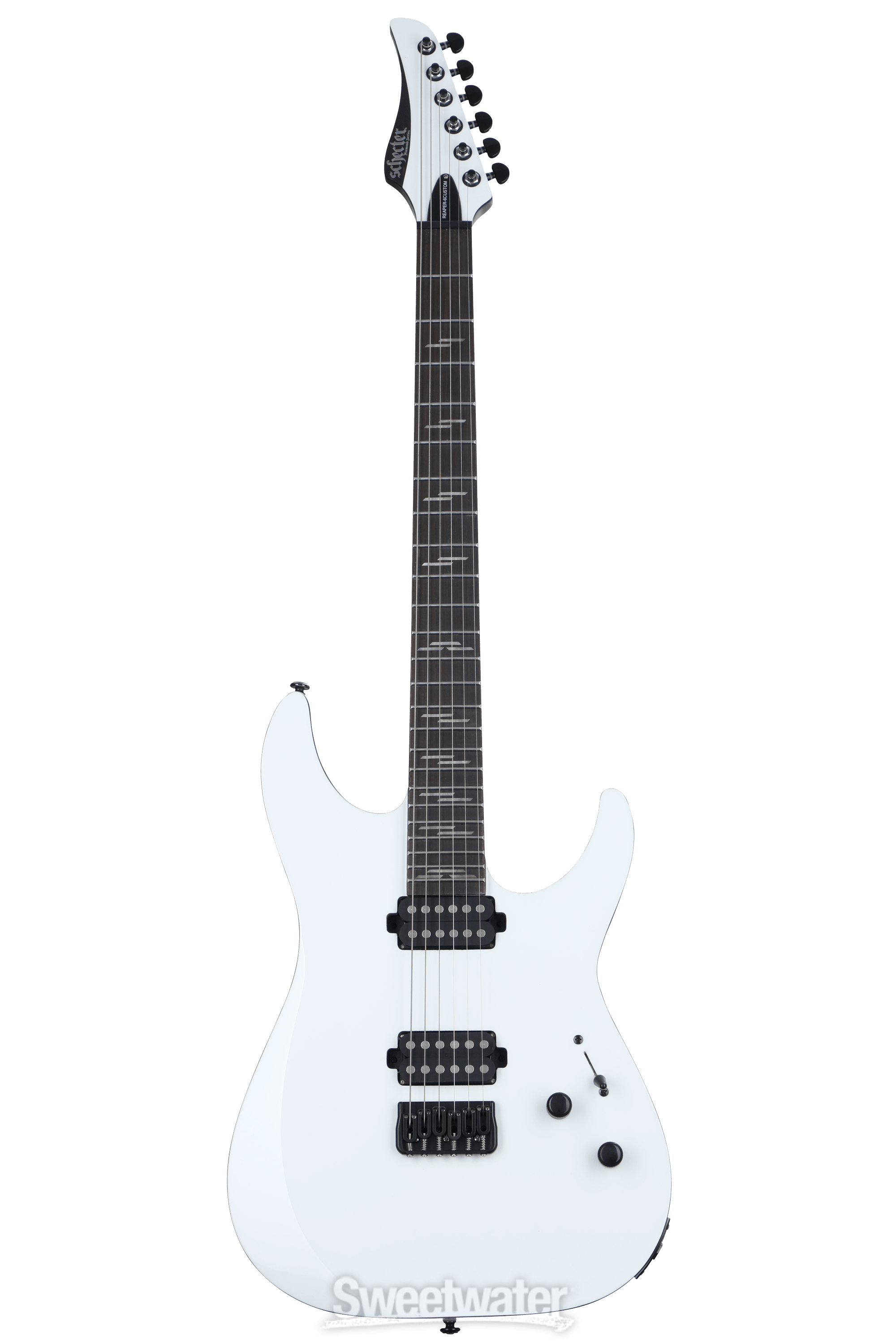Schecter Reaper-6 Custom Electric Guitar - Gloss White | Sweetwater