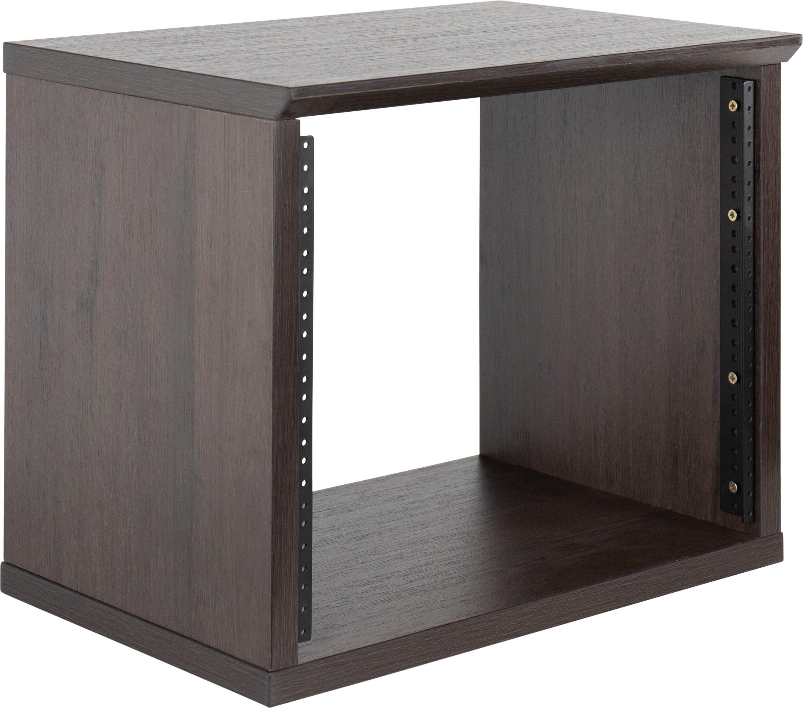 Gator Frameworks Elite 8U Desktop Studio Rack - Dark Walnut Brown ...