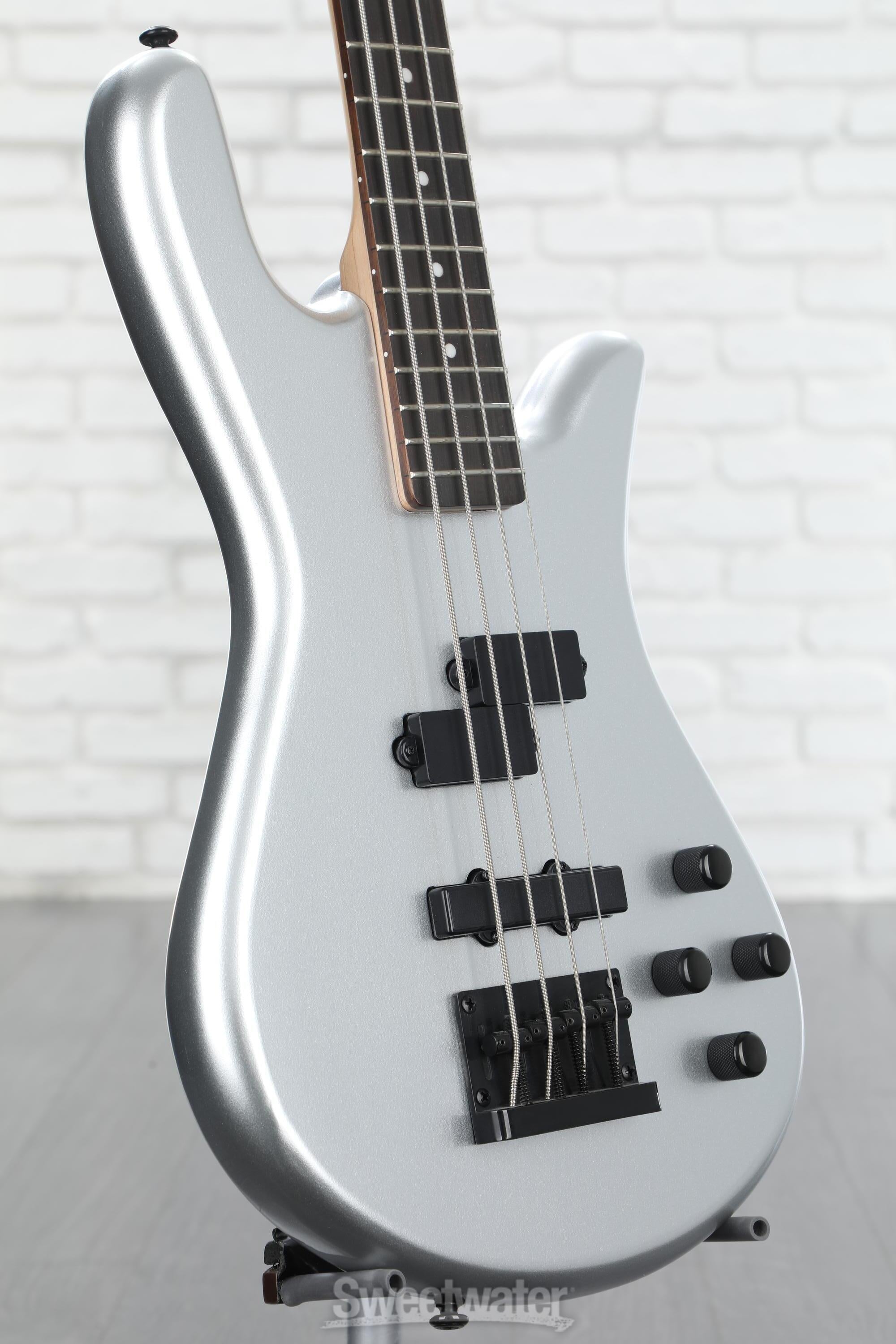 Spector Performer 4 Bass Guitar Silver Sweetwater