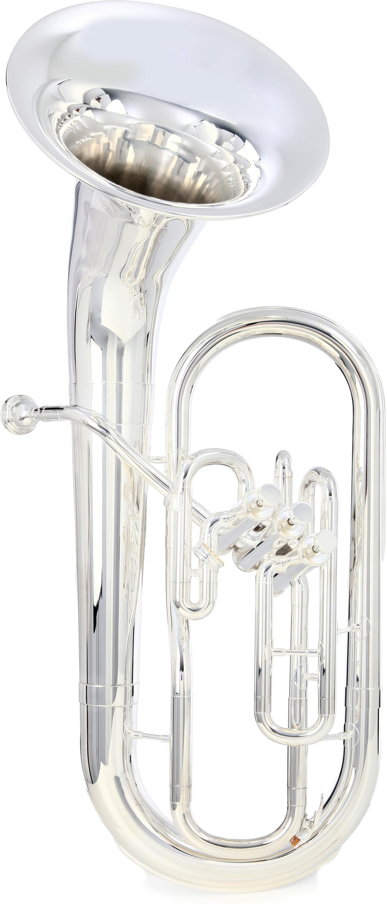 Yamaha YEP-211S Student Euphonium with Front-facing Bell - Silver ...