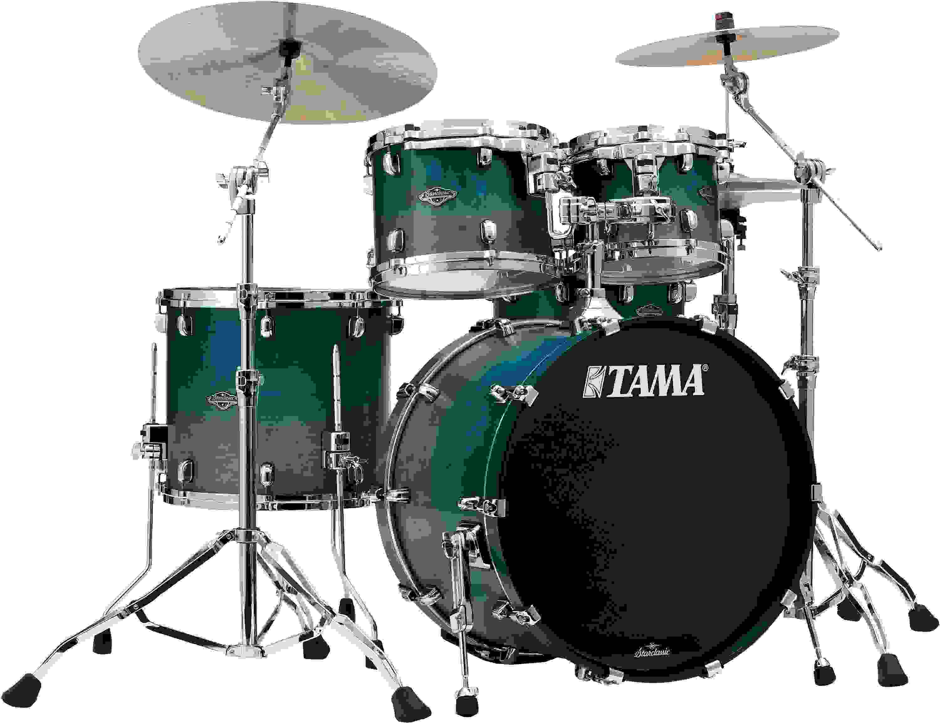 Tama Starclassic Walnut/Birch Lacquer WBS42S 4-piece Shell Pack - Satin ...