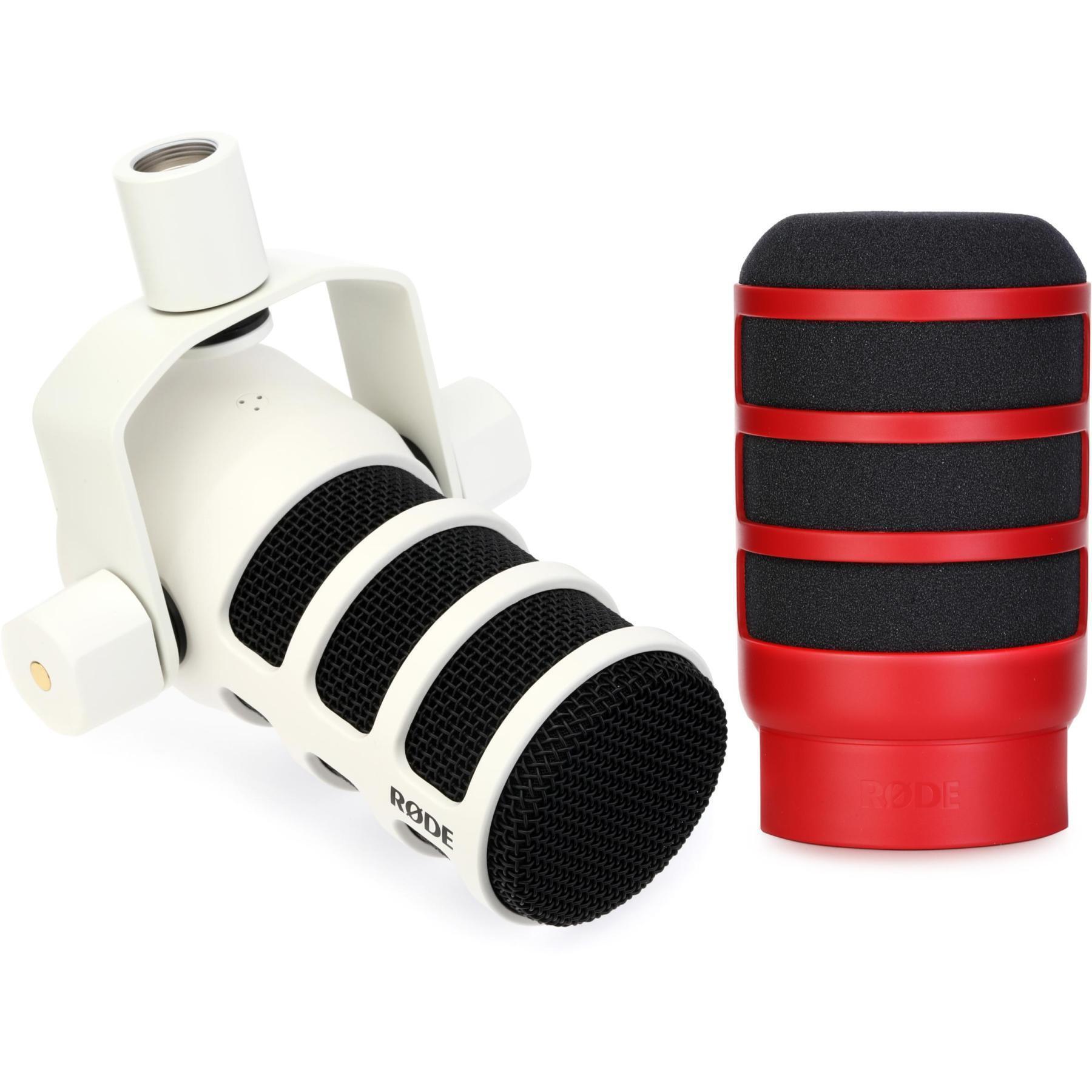 Rode PodMic Cardioid Dynamic Broadcast Microphone with Pop Filter ...