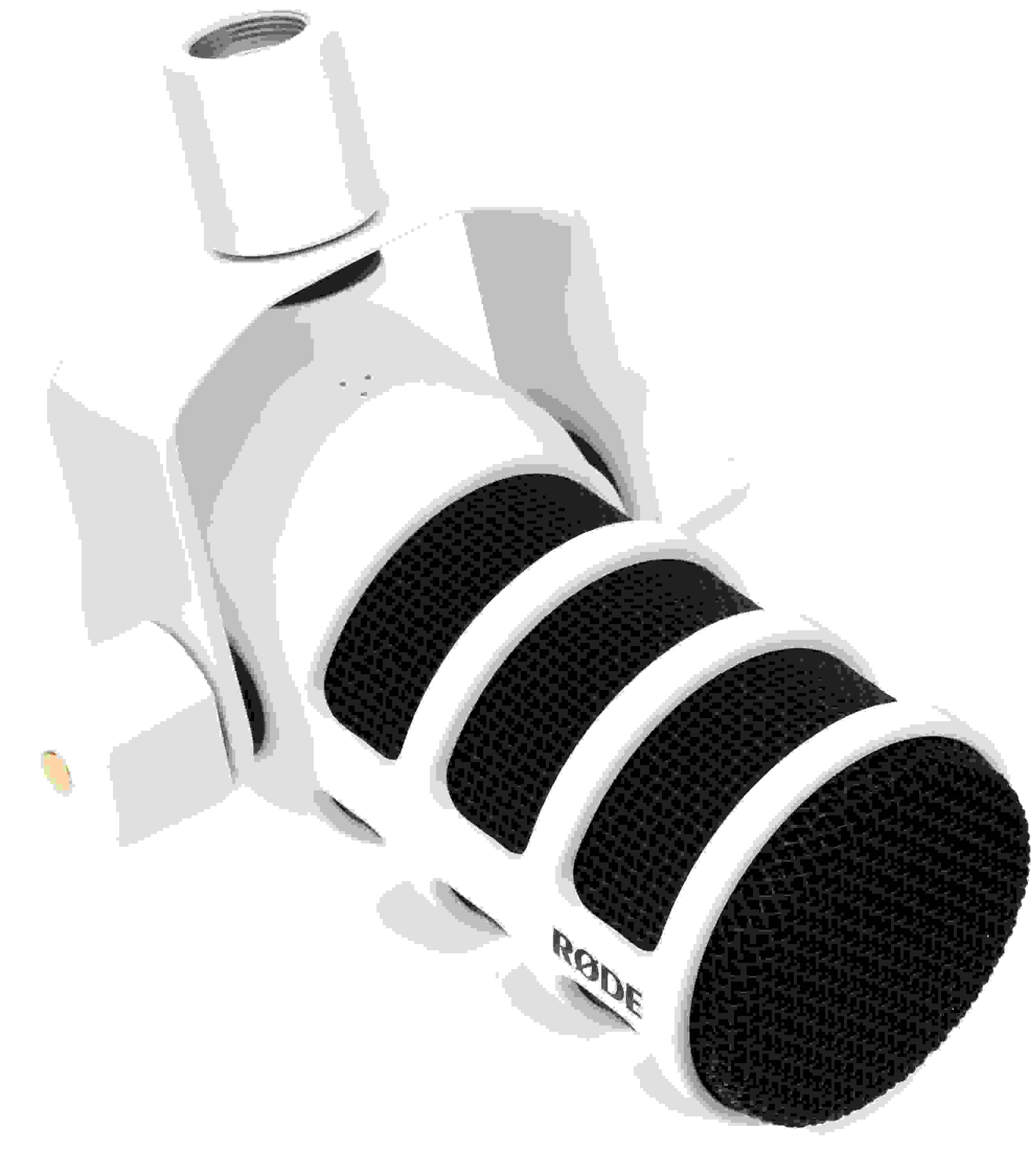 Rode PodMic Cardioid Dynamic Broadcast Microphone - White | Sweetwater