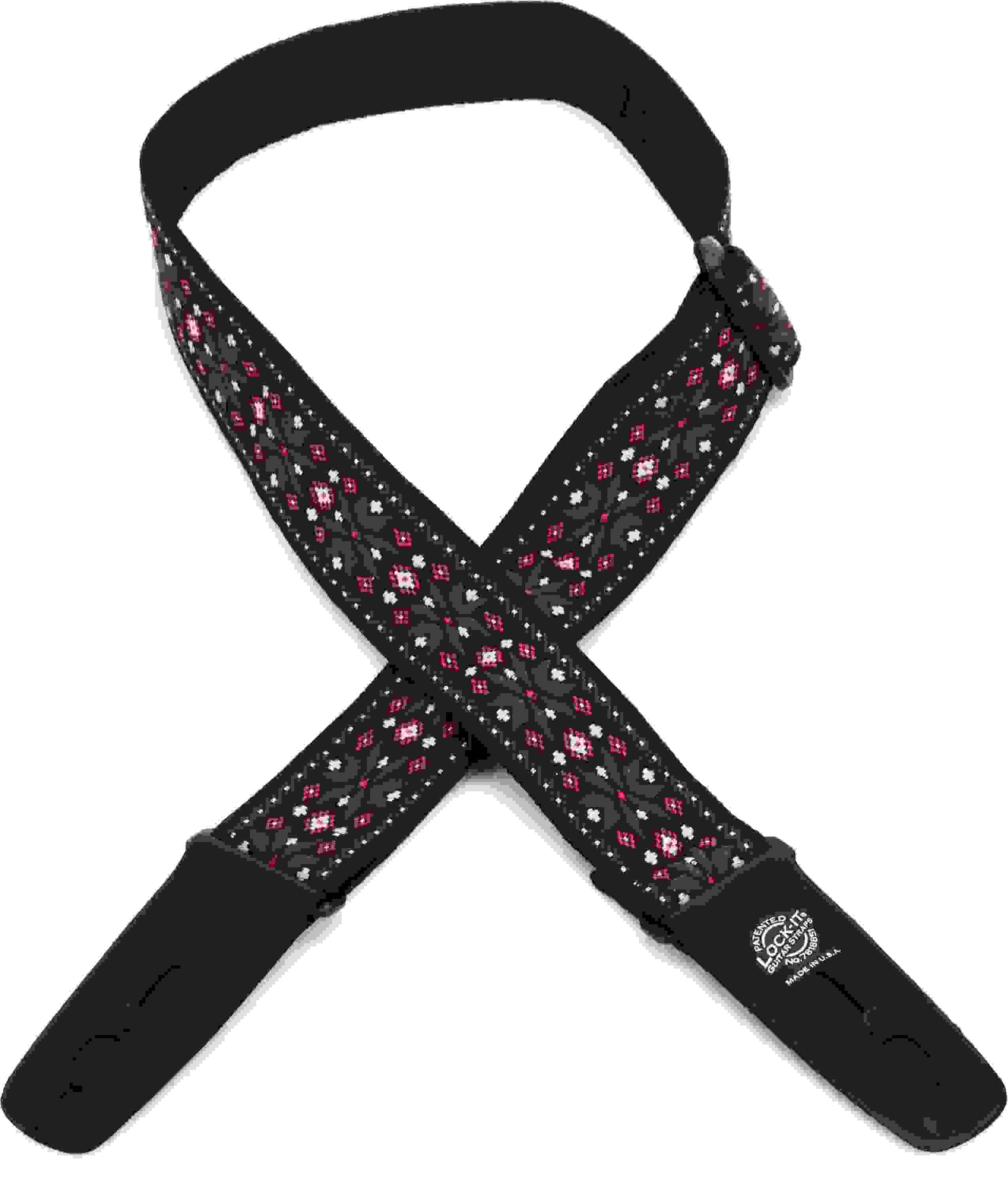 Lock-It Straps Retro Vintage Series jacquard Strap with Locking Ends ...